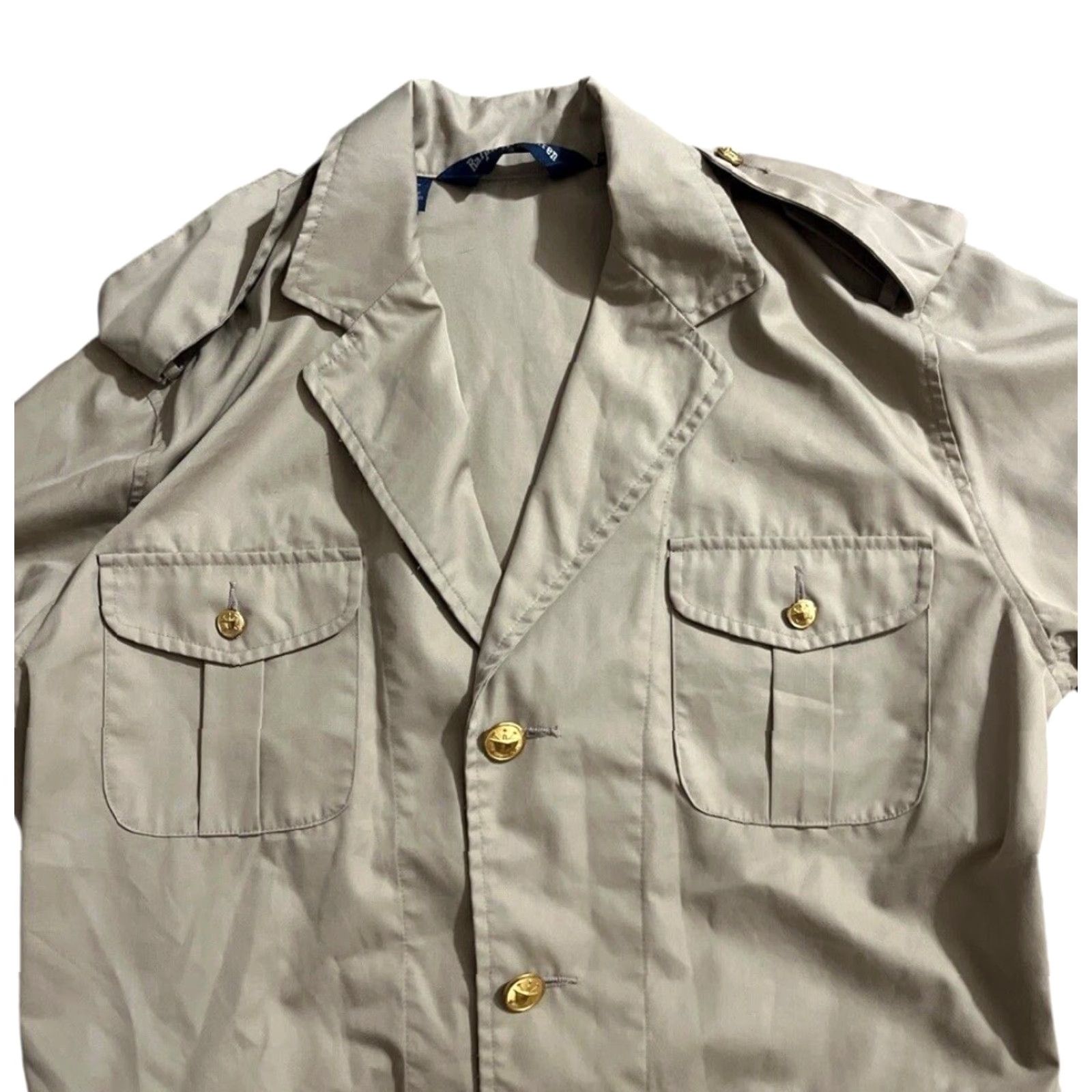 Polo Ralph Lauren Polo Ralph Lauren Mens Safari Jacket Small Beige ...