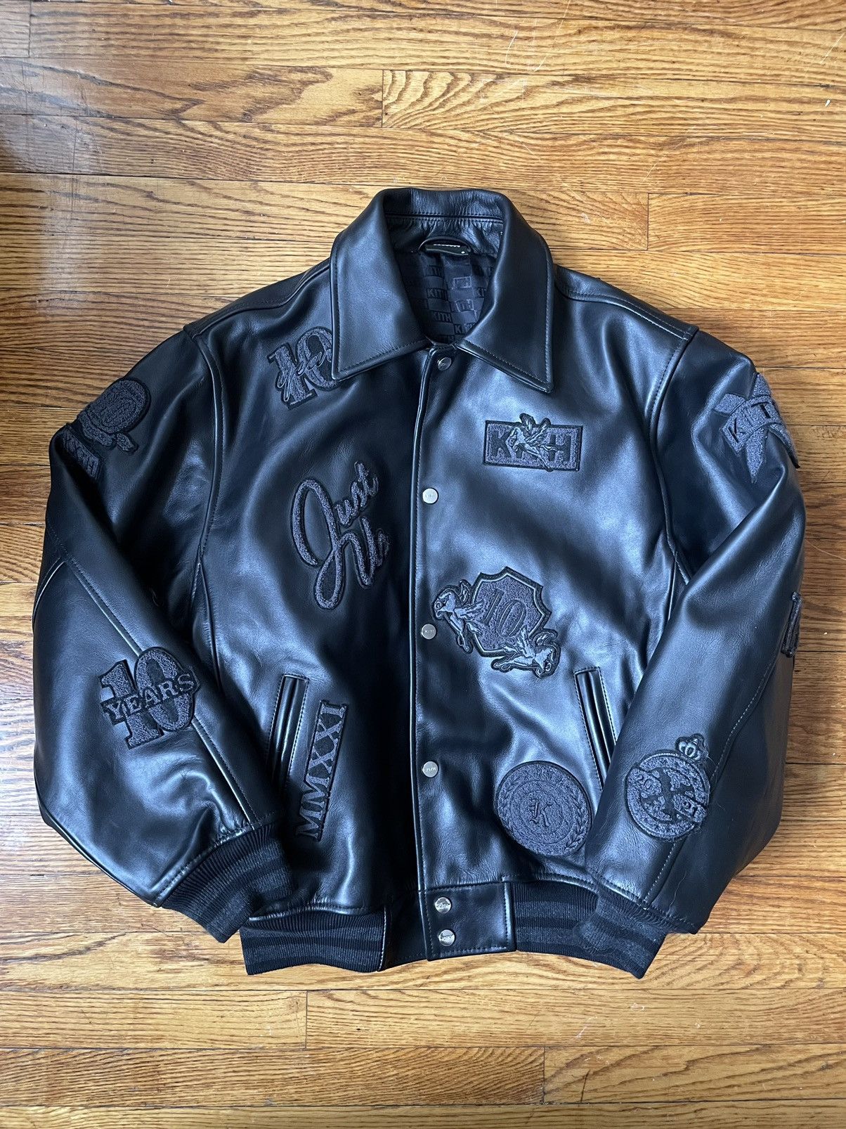 Kith Kith 10 Year Monarch Leather jacket. | Grailed