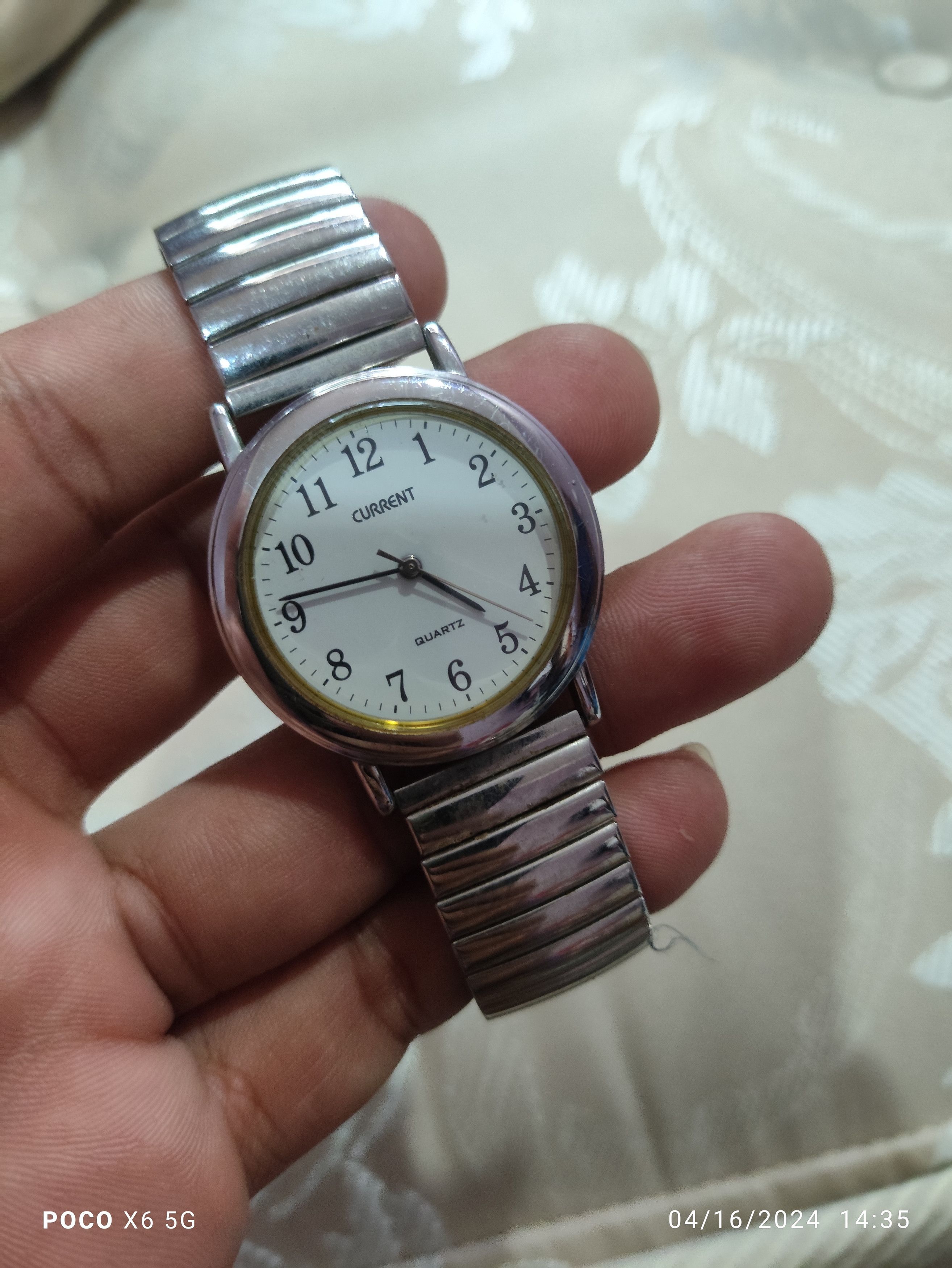 Vintage SPECIAL OFFER💥Vintage Watch CURRENTQUARTZ Flexible Bracelet ...