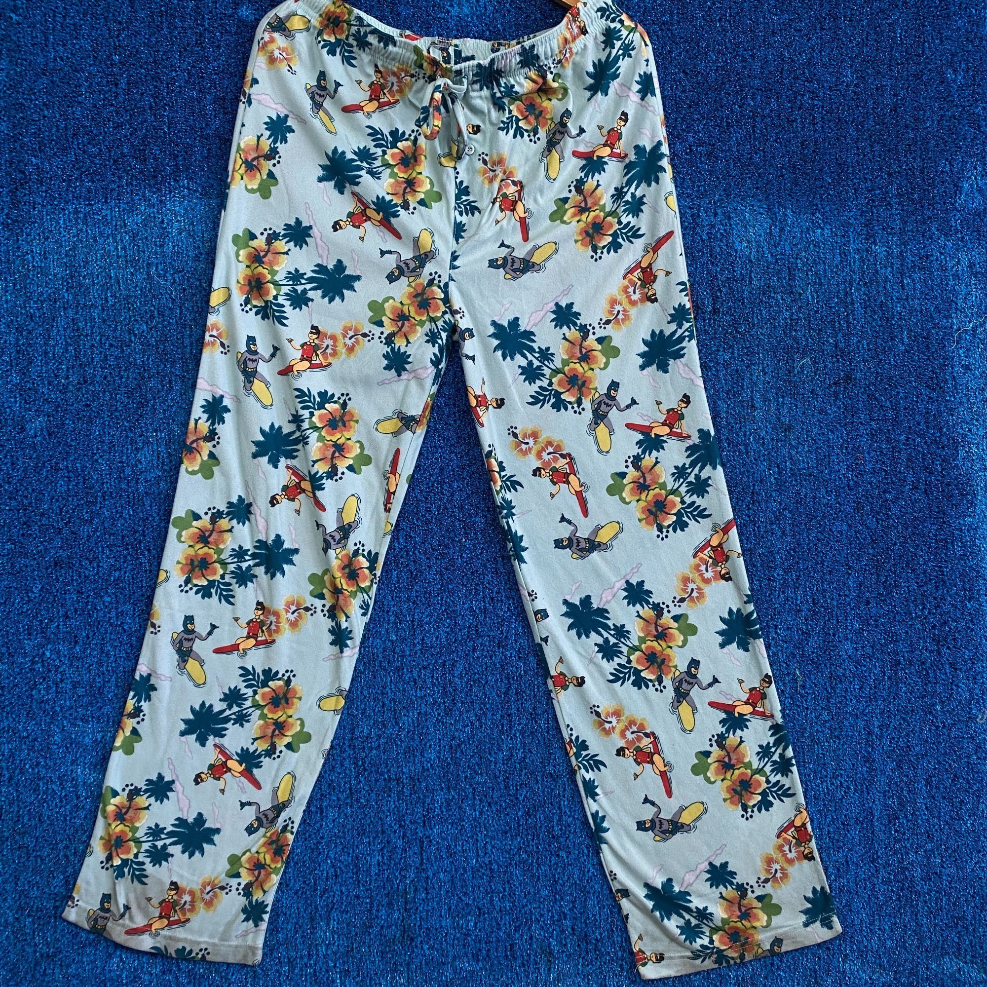Very Rare Batman & Robin Hawaiian Complete Pajama Set M | Grailed