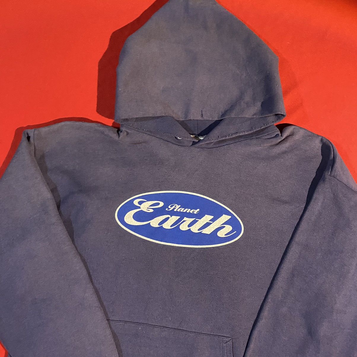 Vintage Vintage 90s RARE Faded PLANET EARTH Hoodie | Grailed