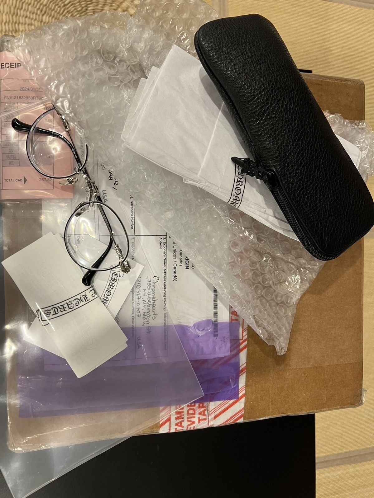 Chrome Hearts Authentic Chrome Hearts Bubba-a Glasses/Frame with ...