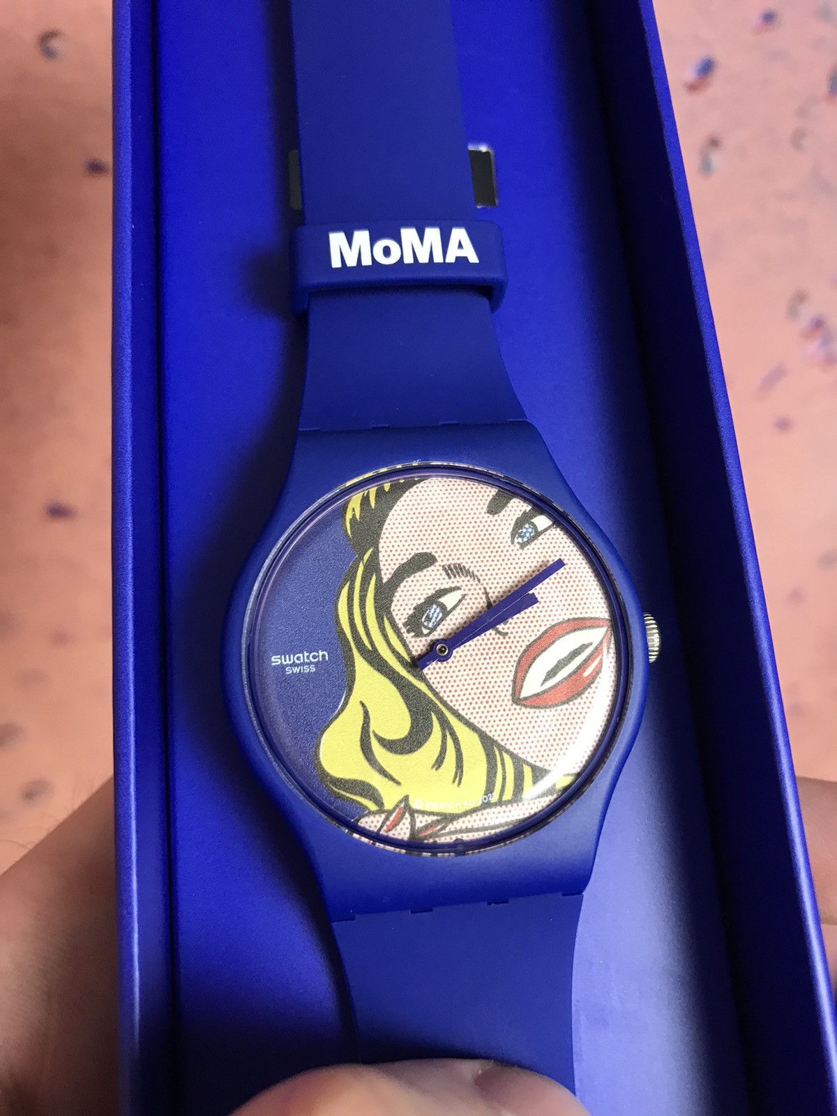MoMA × Swatch Swatch GIRL BY ROY LICHTENSTEIN, THE WATCH ART JOURNEY ...