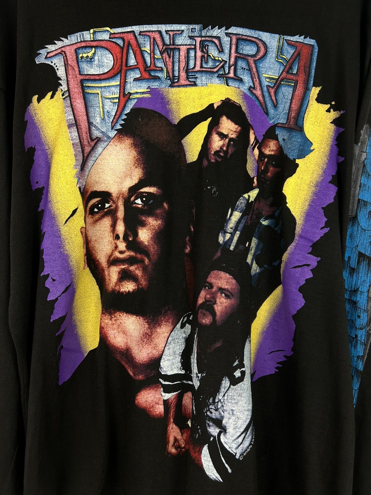 Vintage Vintage Pantera Band Spiral Designs Bootleg Long Sleeve | Grailed