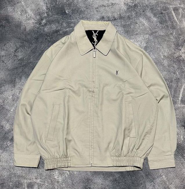 Vintage 💥Big Logo💥Vintage Yves Saint Laurent x Ysl Jacket | Grailed