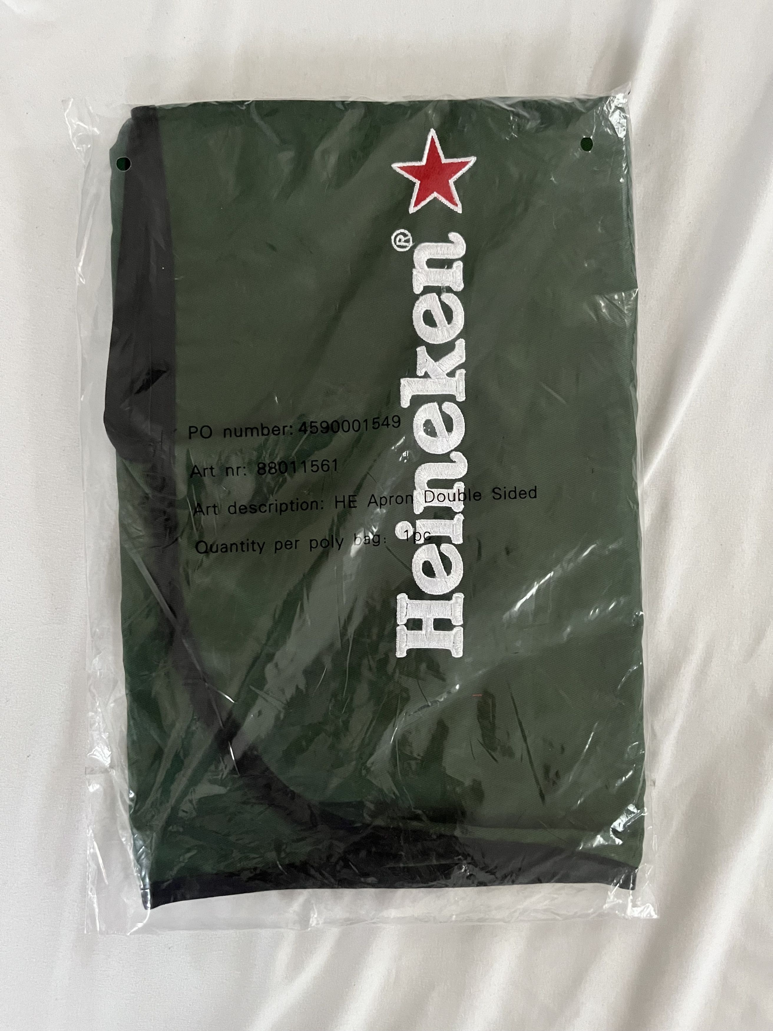 Heineken SEALED Heineken Beer Reversible Apron | Grailed