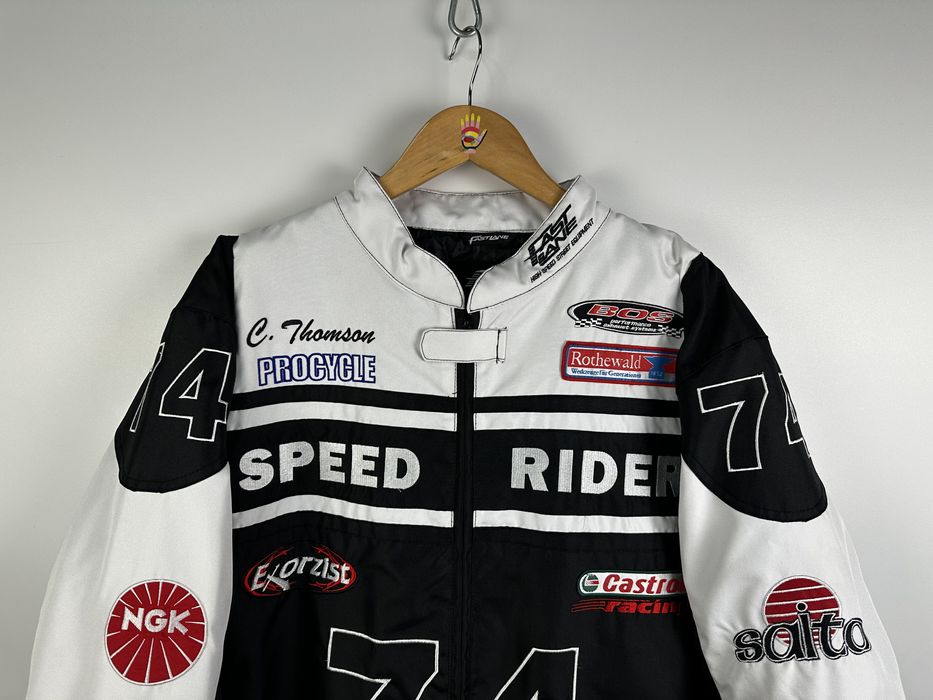 Vintage Vintage Speed Rider Procycle Race Track Racing Jacket XL-3XL ...