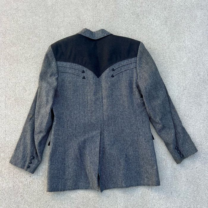 Vintage Vintage Pioneer Wear Gray Wool Old West Suit Jacket Size 42 ...