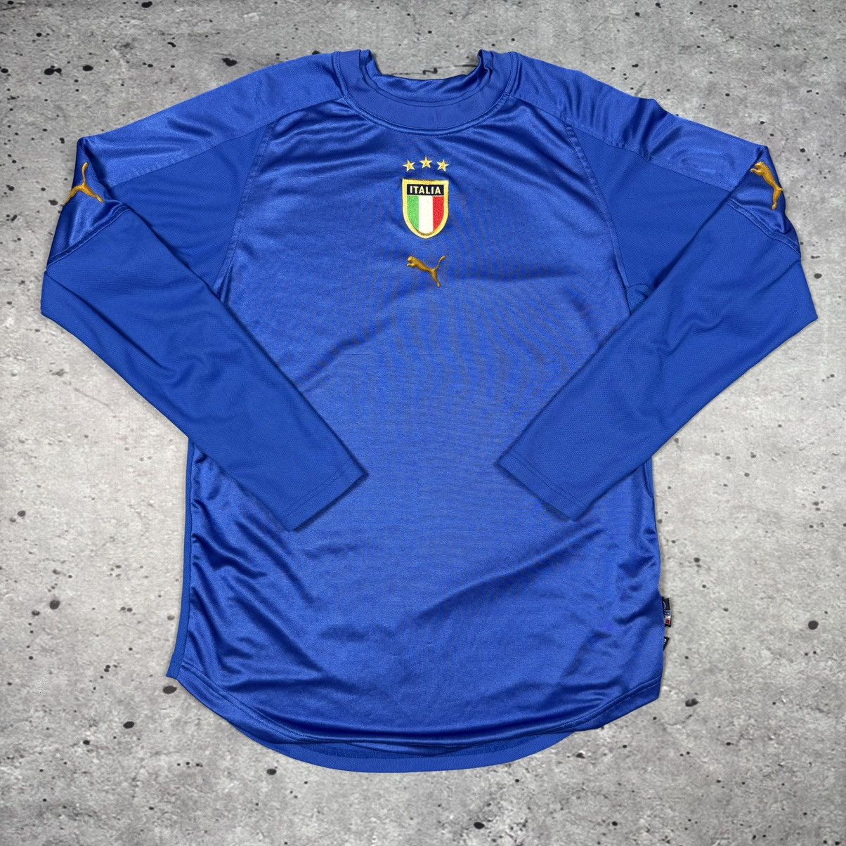 Puma × Soccer Jersey × Vintage Puma Italy 2004-2005 Long Sleeve ...