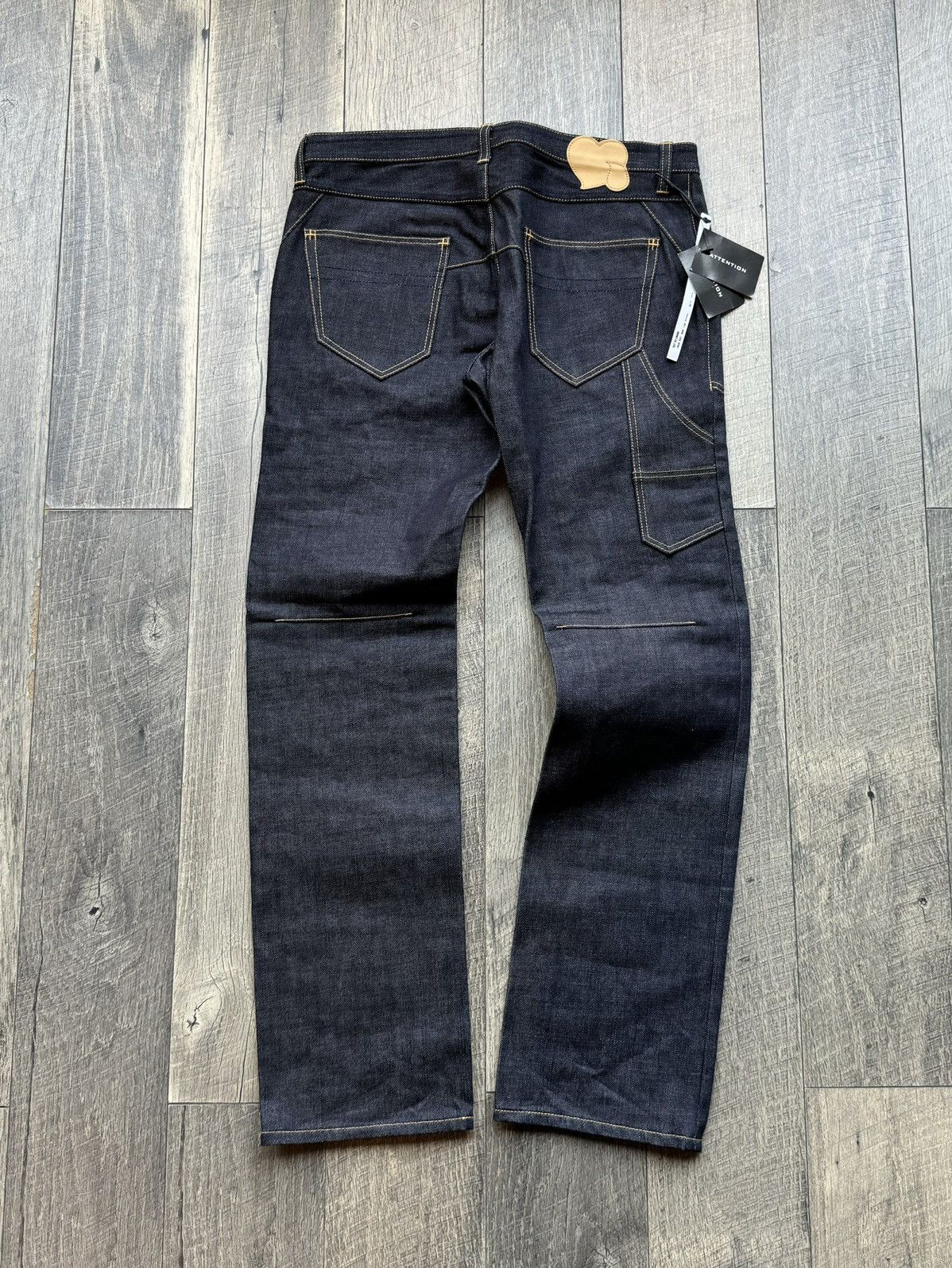 Number (N)ine Number Nine Crying Heart Pain Patch Denim Jeans - New 4 ...