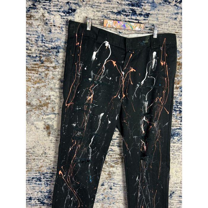 Carhartt VINTAGE CARHARTT MASTER PANT CUSTOM PAINT SPLATTER PANT | Grailed