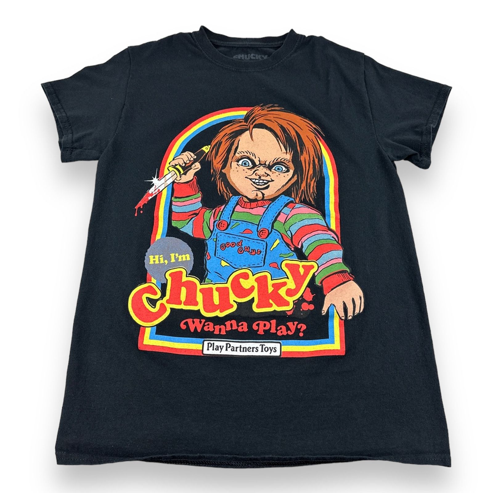Movie × Universal Studios Retro Chucky Childs Play Shirt Black 80s ...