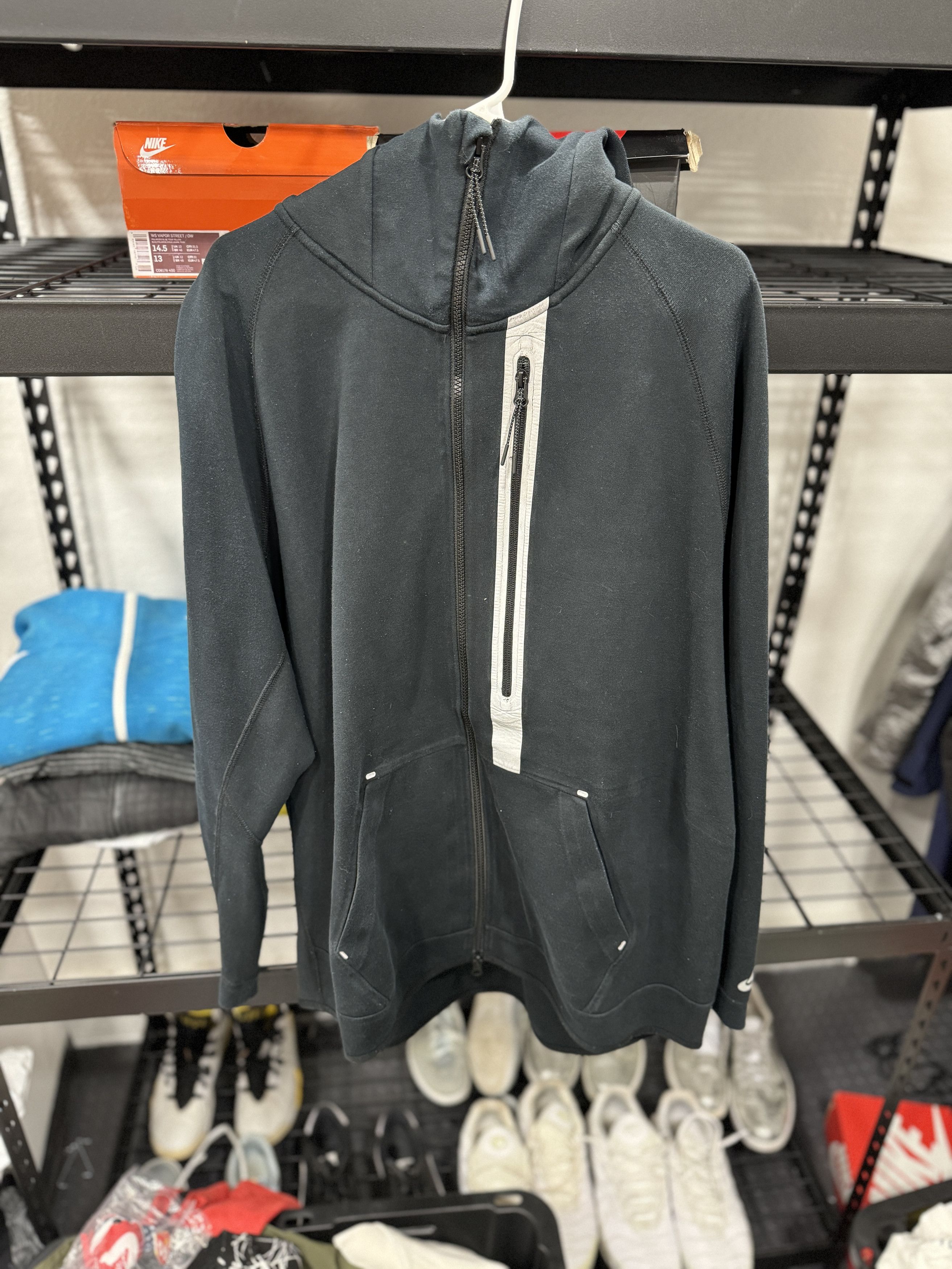 Nike Vintage Nike Tech Fleece Jacket “Black 3M” Size XXL | Grailed