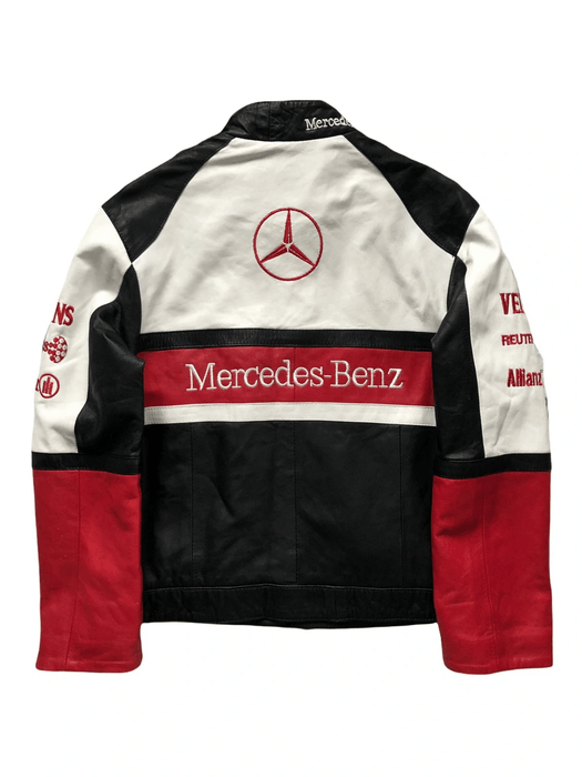 Mercedes Benz Vintage Mercedes Benz Leather Jacket Rare Streetwear ...