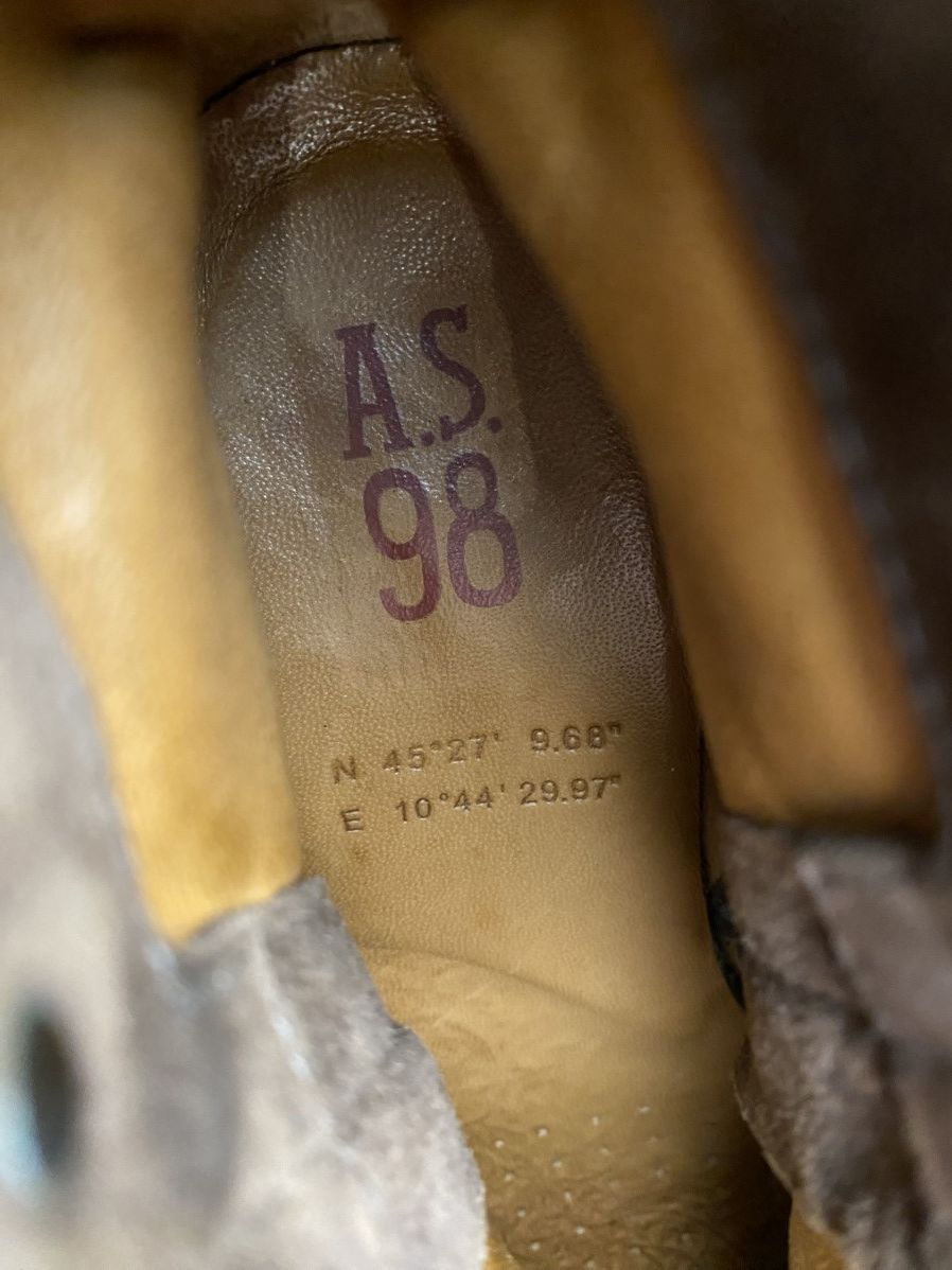 A.S.98 A.S.98 Wrinkled Brown Suede Avant-Garde CCP Style Boots 43 | Grailed