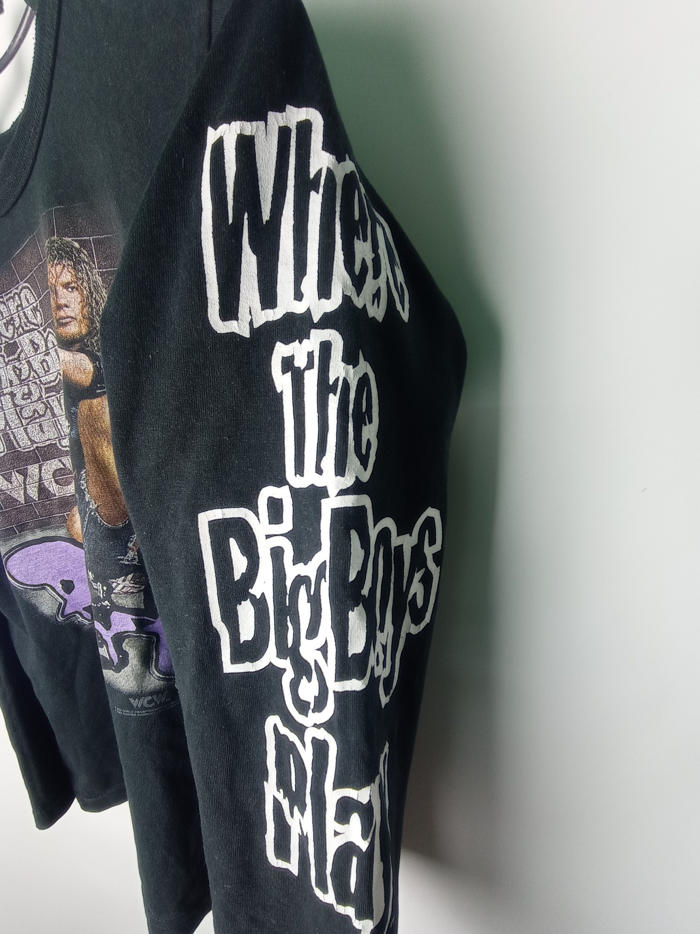 Vintage Vintage 1998 WCW WWE Raven Wrestling long sleeve Size Xs | Grailed