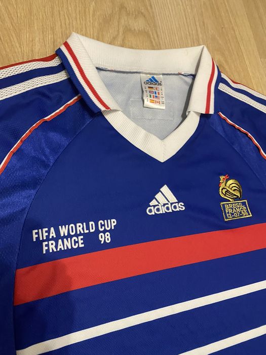 Vintage France National Team 1998 WC Champion Home Kit Jersey | Grailed