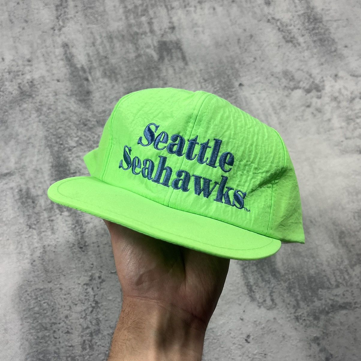 Vintage Seattle Seahawks Script Logo Coca Cola Vintage Cap Hat 90s ...