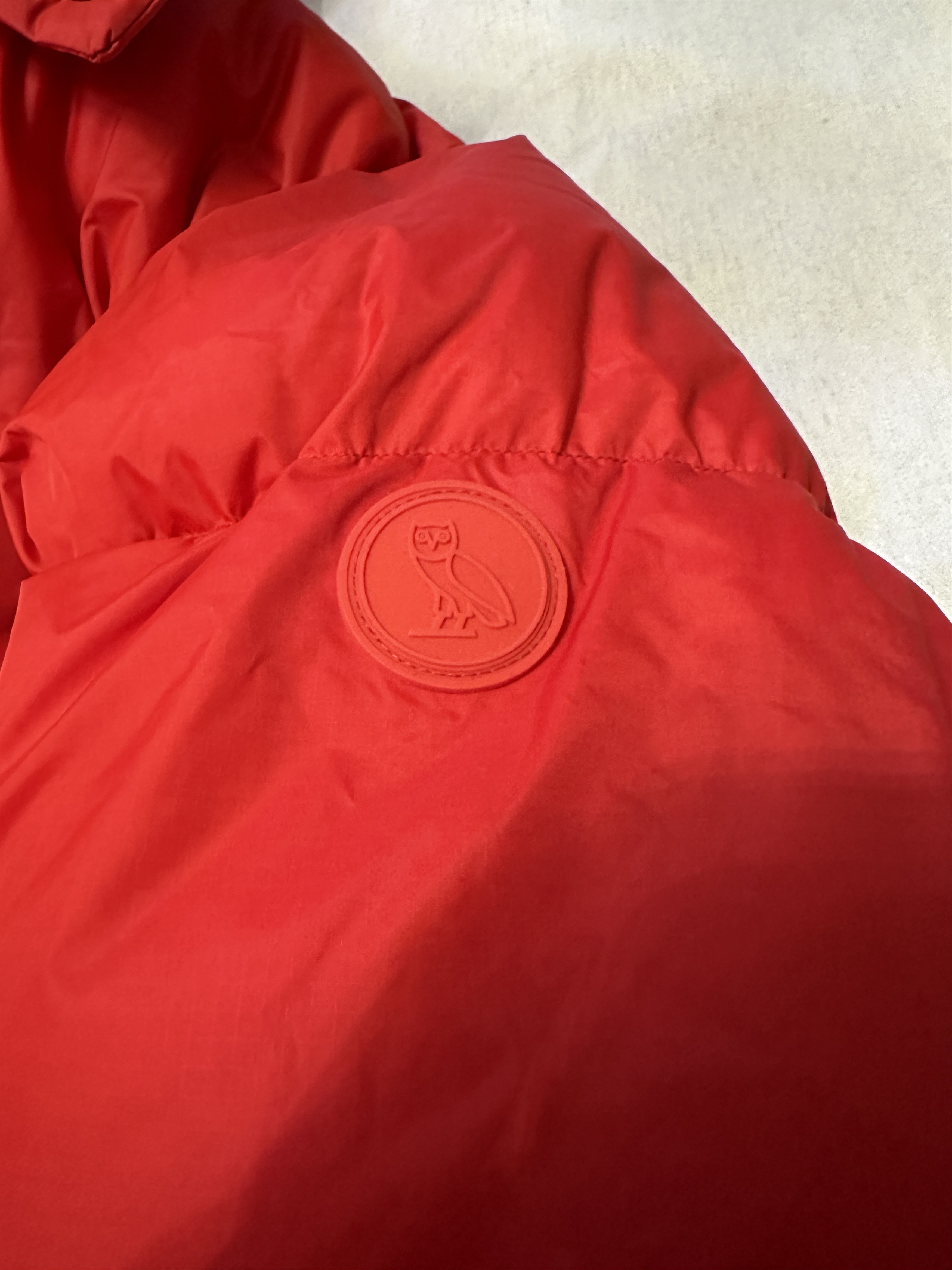 Octobers Very Own OVO Bounce Puffer Jacket Red | Grailed