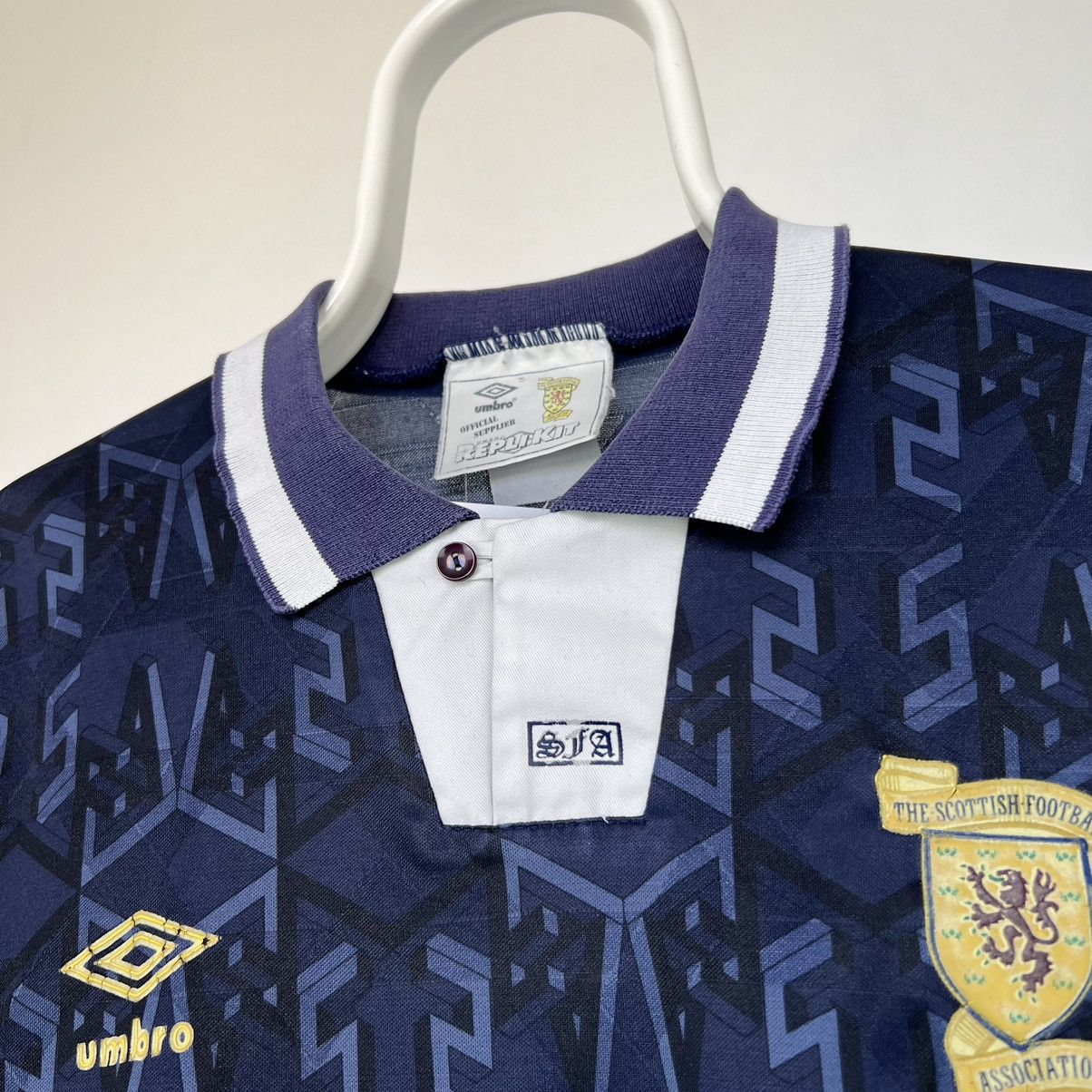 Umbro 1993 Scotland home umbro soccer jersey vintage | Grailed