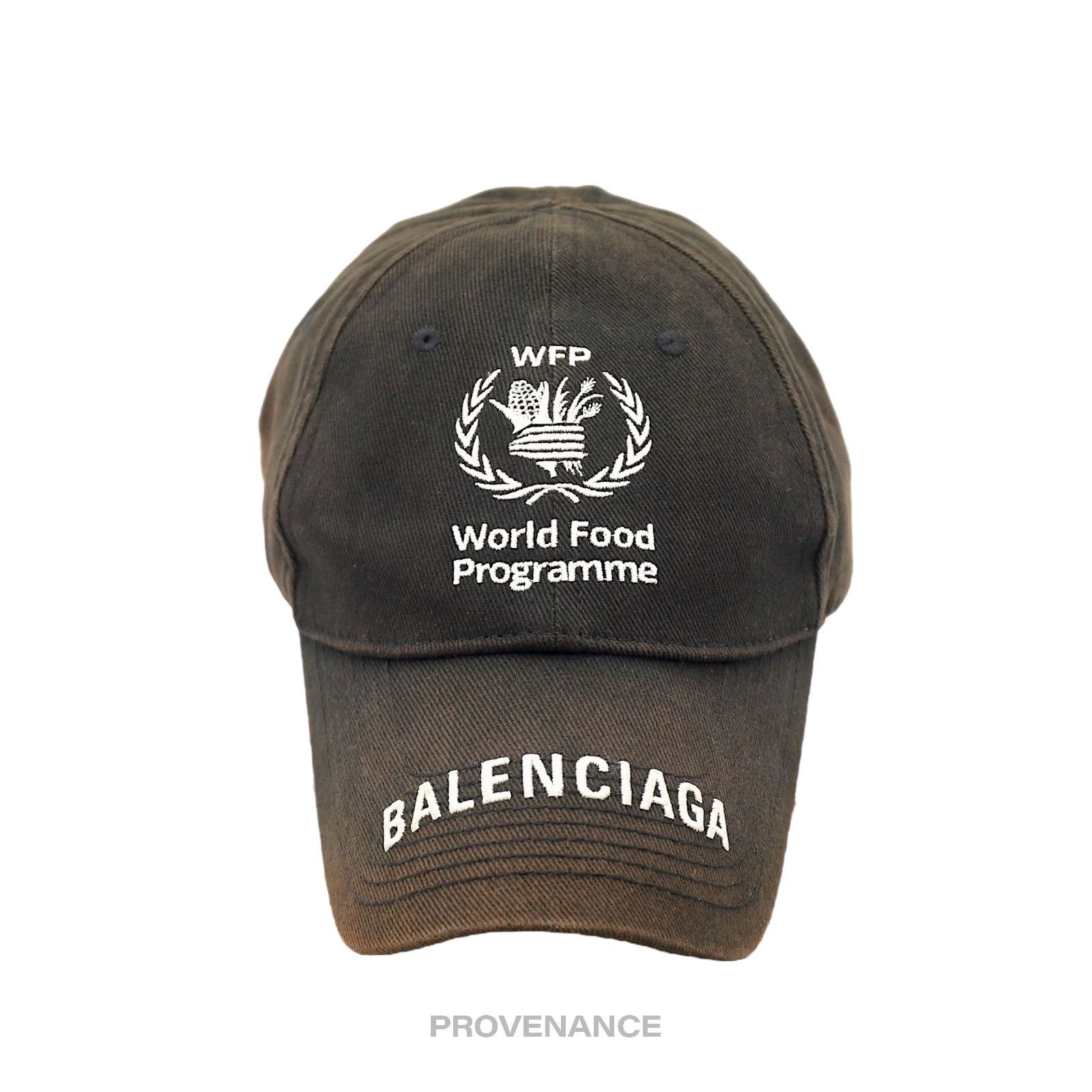 Balenciaga 🔴 Balenciaga WFP World Food Programme Cap - Faded Black ...