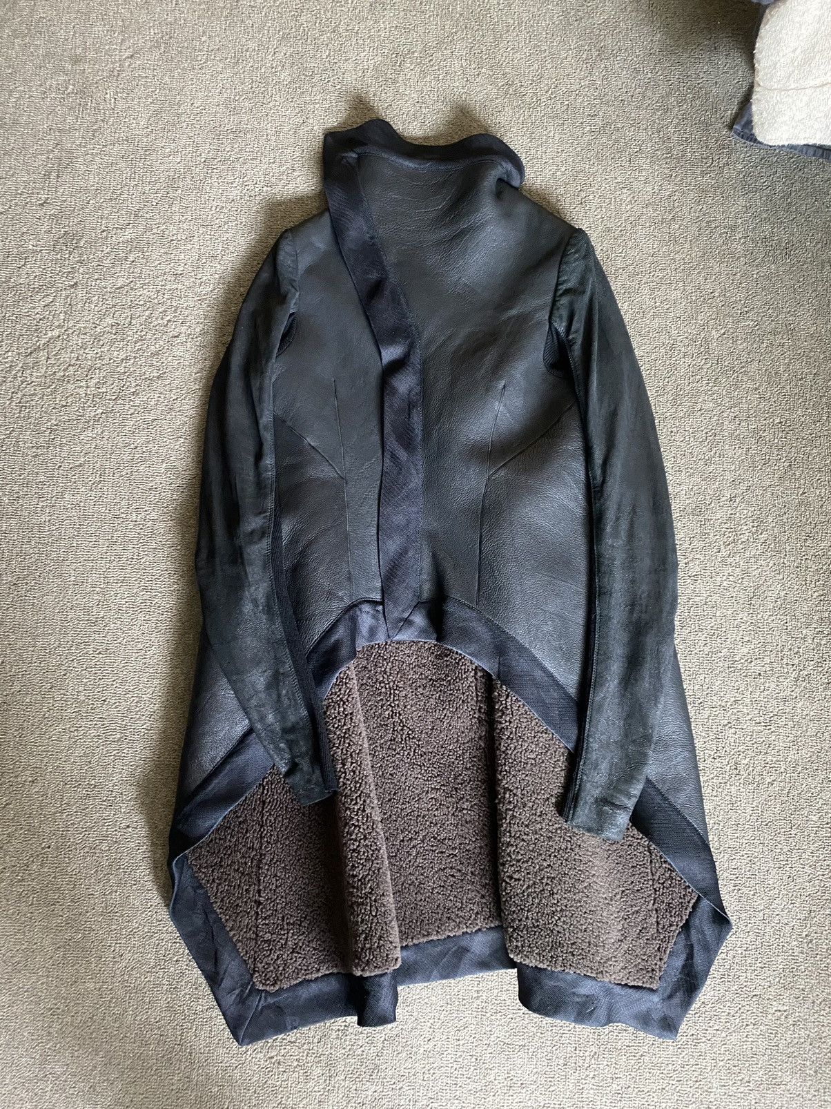 Rick Owens Rick Owens FW09 “Crust” Winged Lamb Shearling Coat | Grailed