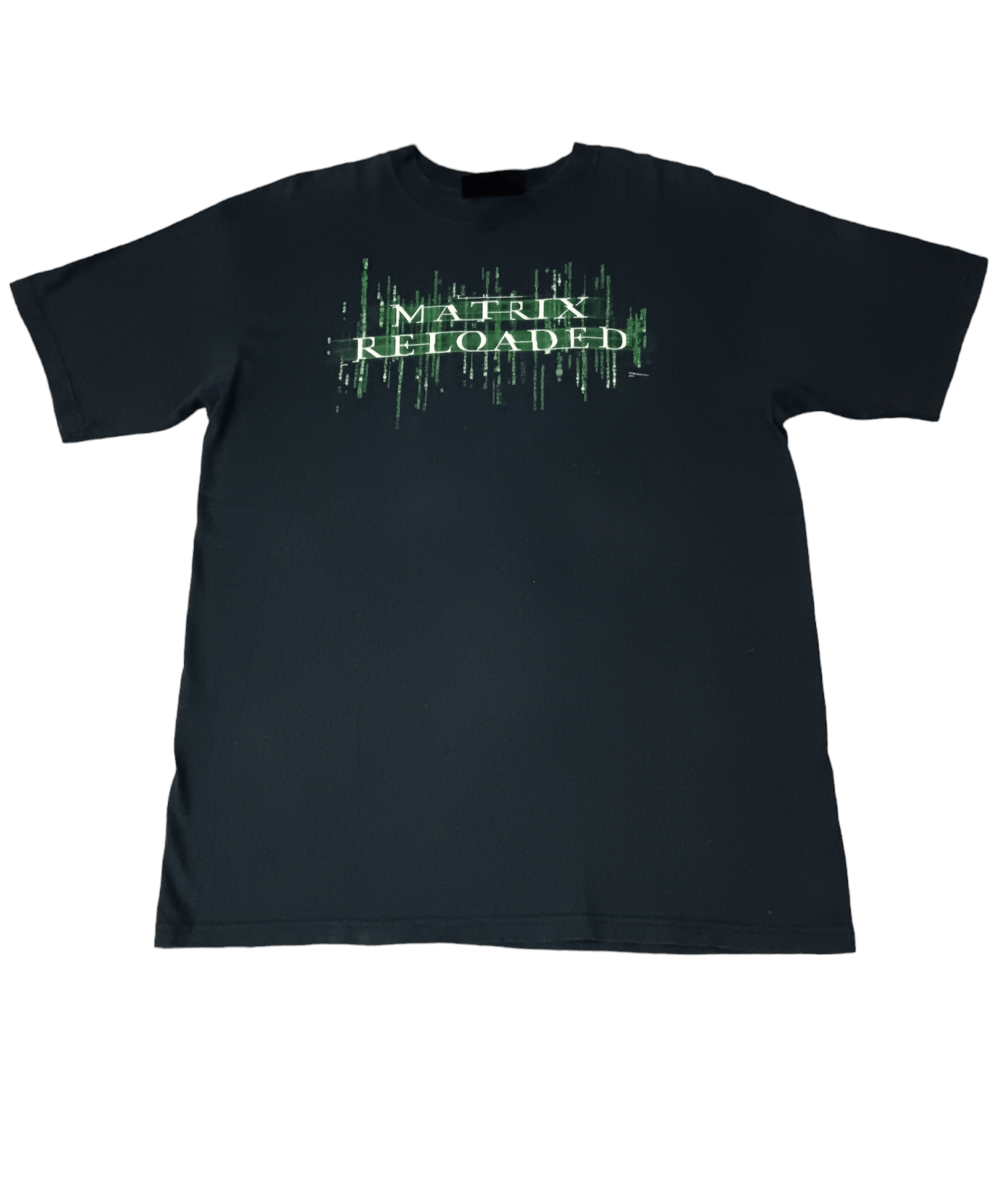 Movie × Vintage Vtg 2003 The Matrix Reloaded Coding Graphic Movie Tee ...