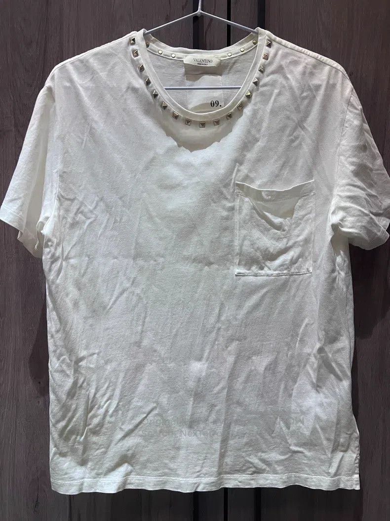 Valentino Valentino White willow spike short sleeves | Grailed