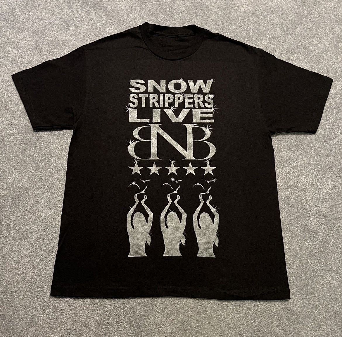 Sad Boys Snow Strippers Live Surf Gang North America Tour Tee Shirt ...