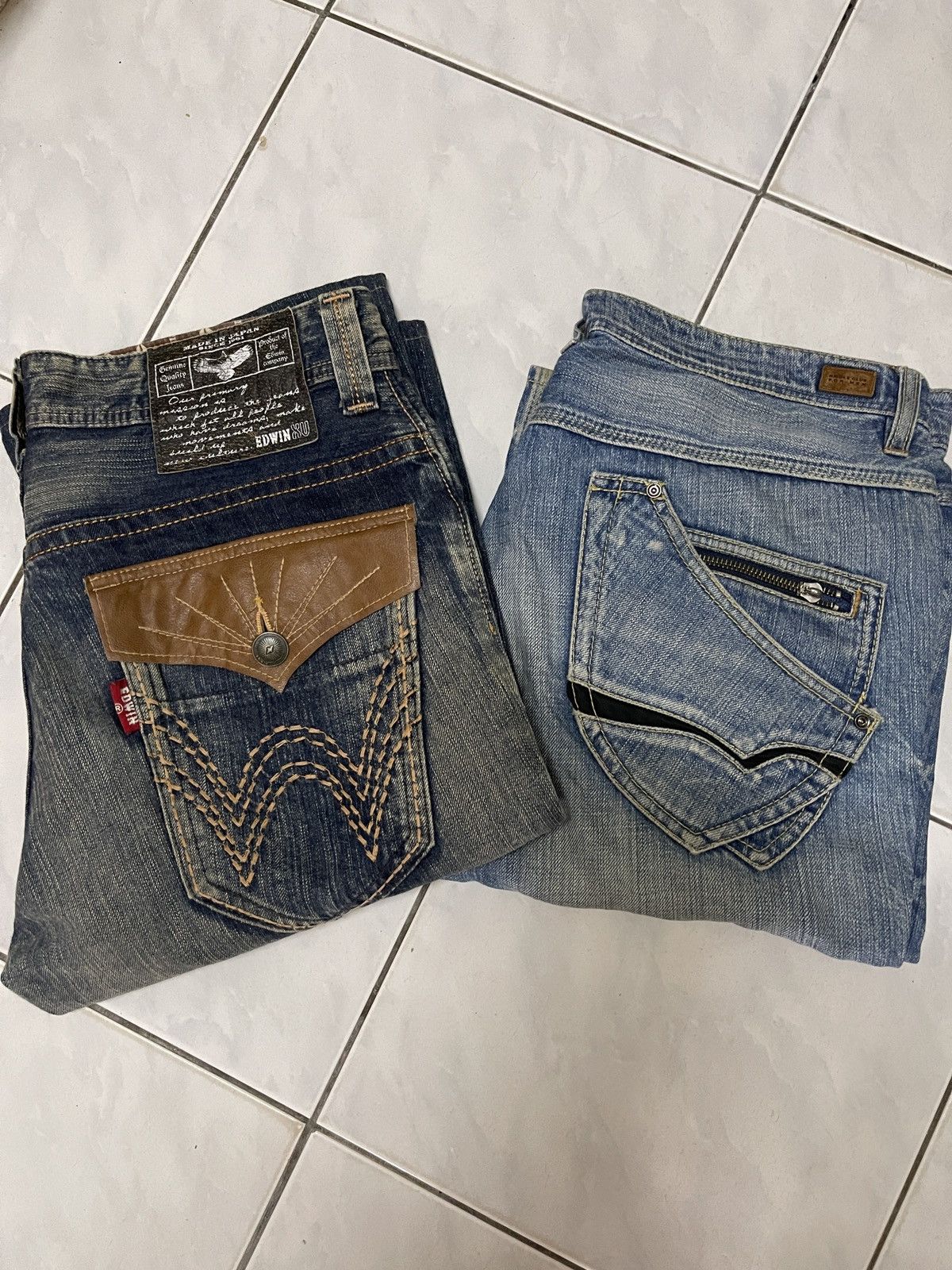 Edwin 🔥COMBO🔥Vtg EDWIN x NICOLE CLUB FOR MEN Bootcut Jeans | Grailed