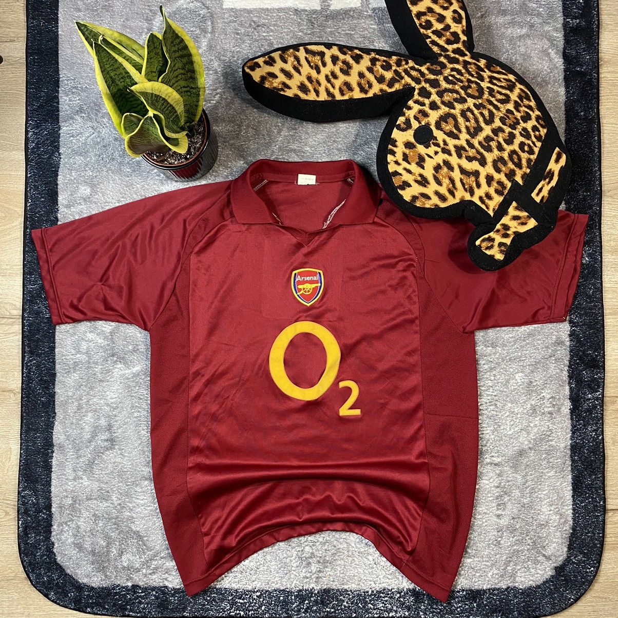 Vintage BLOKECORE ⚽️ ARSENAL FC #14 HENRY O2 JERSEY TSHIRT TEE KIT ...