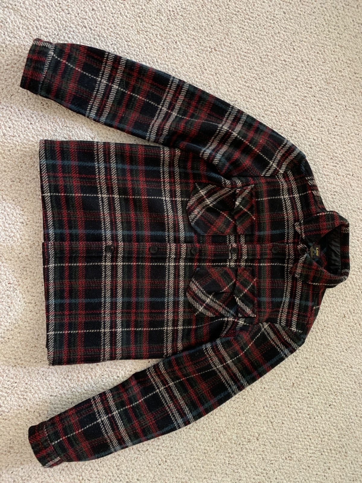 Lee LEE 101 Wool Plaid Overshirt | Grailed