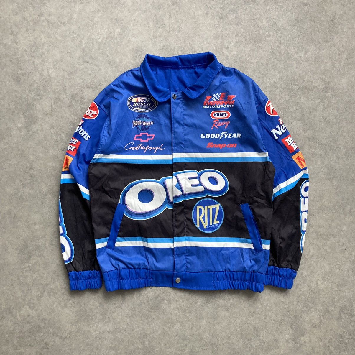 Formula 1 × NASCAR Chevrolet Nascar Oreo Formula 1 Moto racing Jacket ...