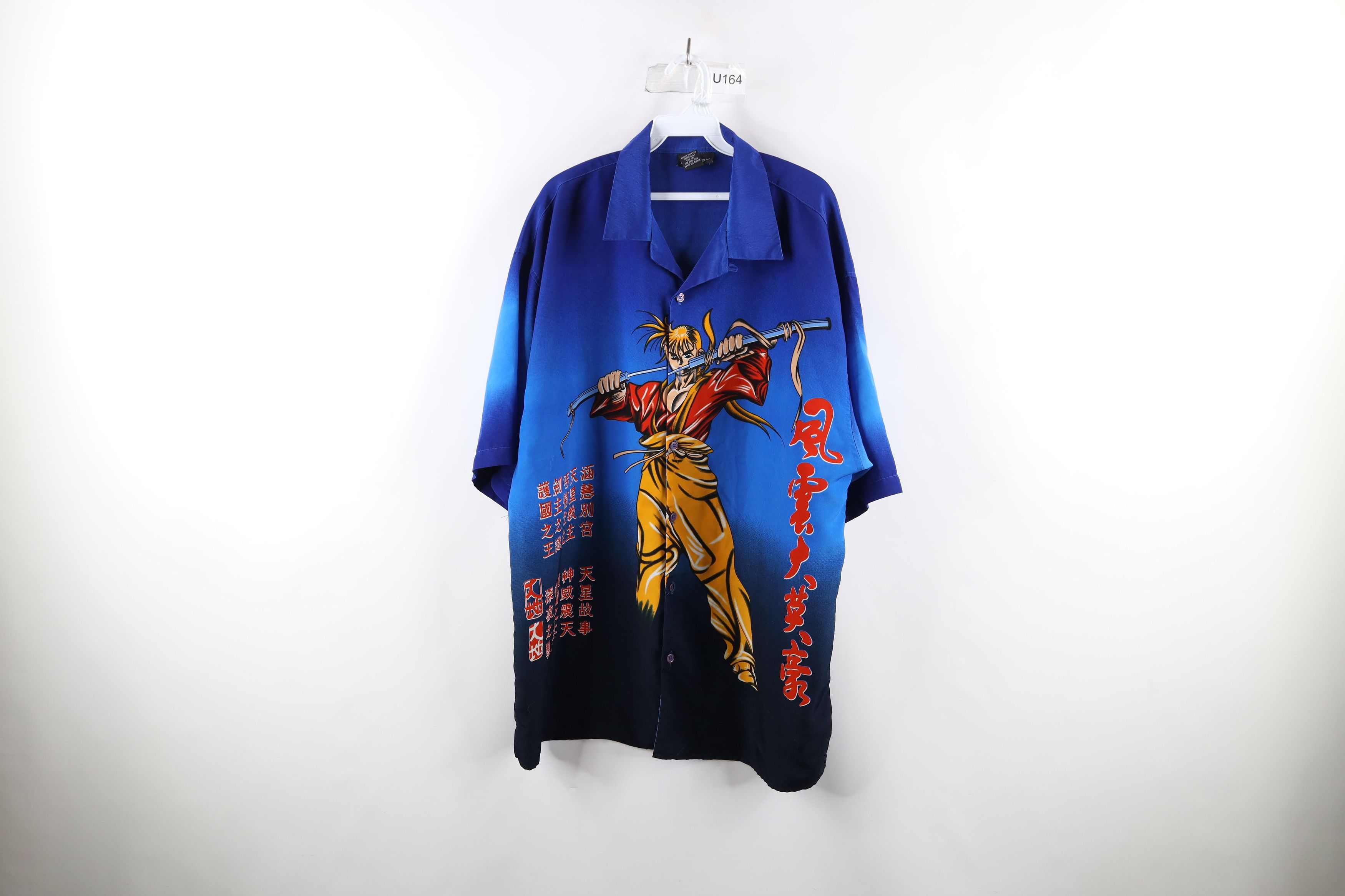Streetwear × Vintage Vintage 90s Streetwear Samurai Warrior Anime ...