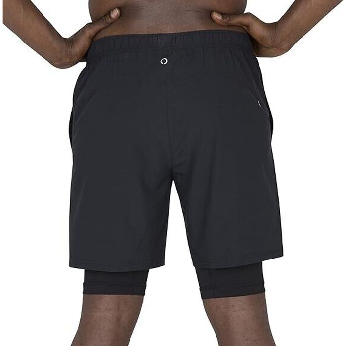 Other Skora Shorts Men Large Black Drawstring 2 in 1 Inner Brief | Grailed