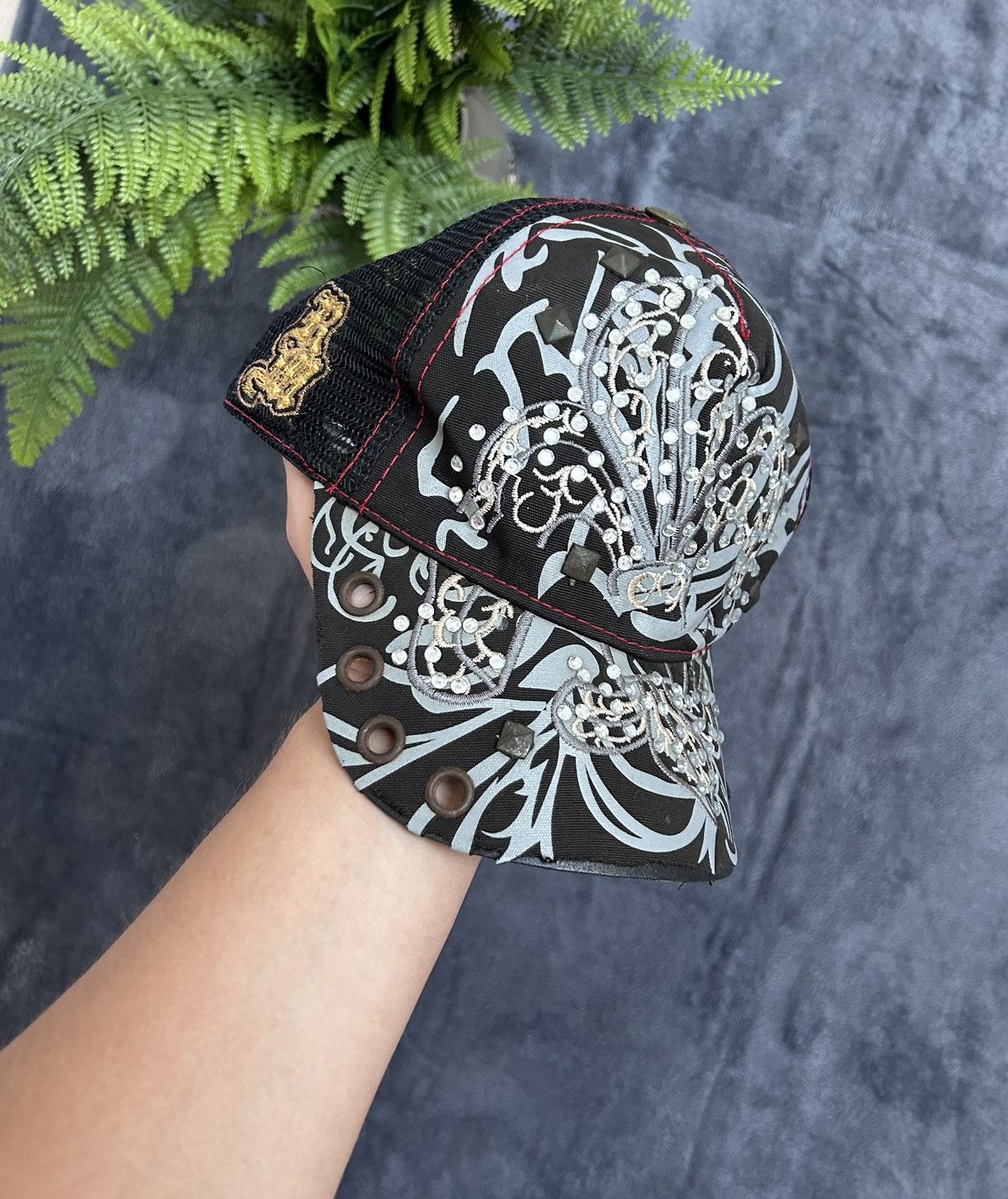 Japanese Brand Red monkey Los Angels Japanese style Y2K trucker hat cap ...