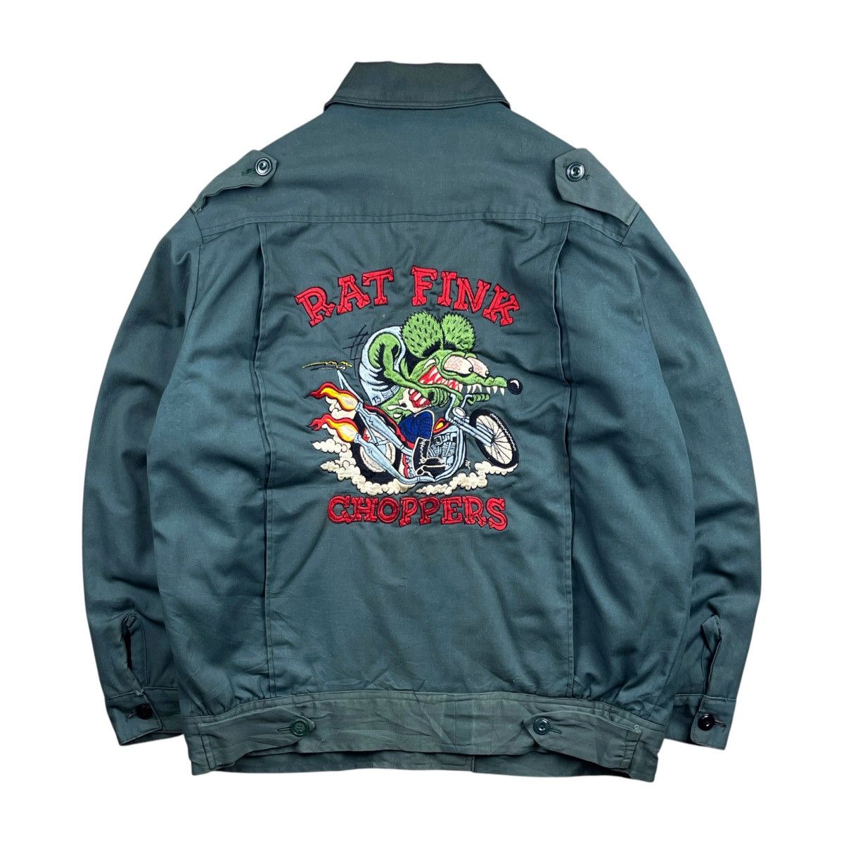 Varsity Jacket × Vintage Vintage 70s-80s Rat Fink Jacket | Grailed