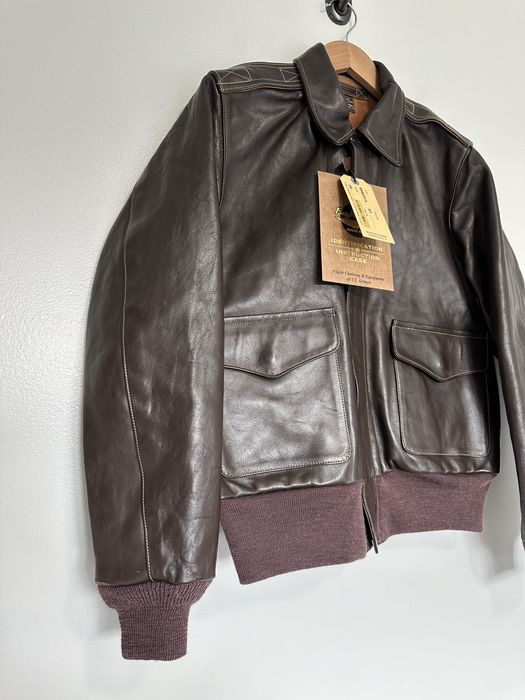 Buzz Rickson's Buzz Rickson Japan 1944 Model Military A-2 Horsehide ...