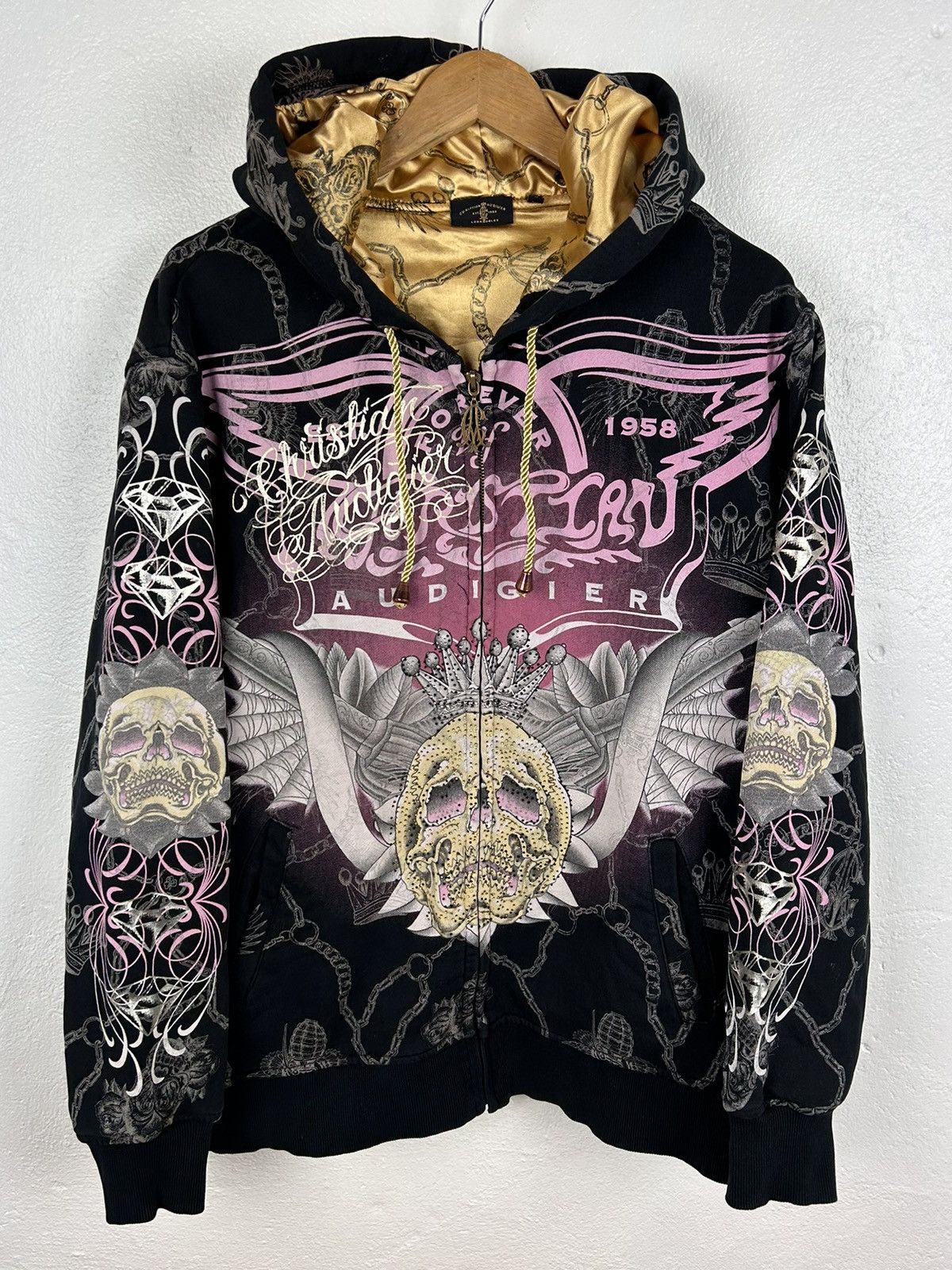 Christian Audigier × Vintage Vintage Christian Audigier Skull ...