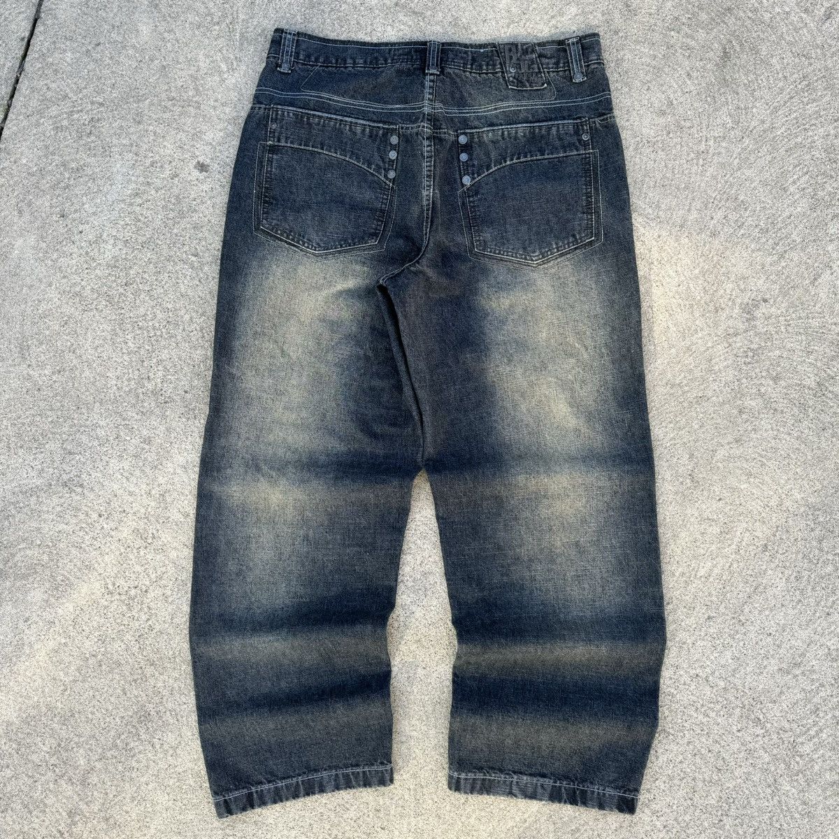 JNCO × Japanese Brand × Vintage BAGGY VINTAGE Y2K FADED BLACK RAIDER ...