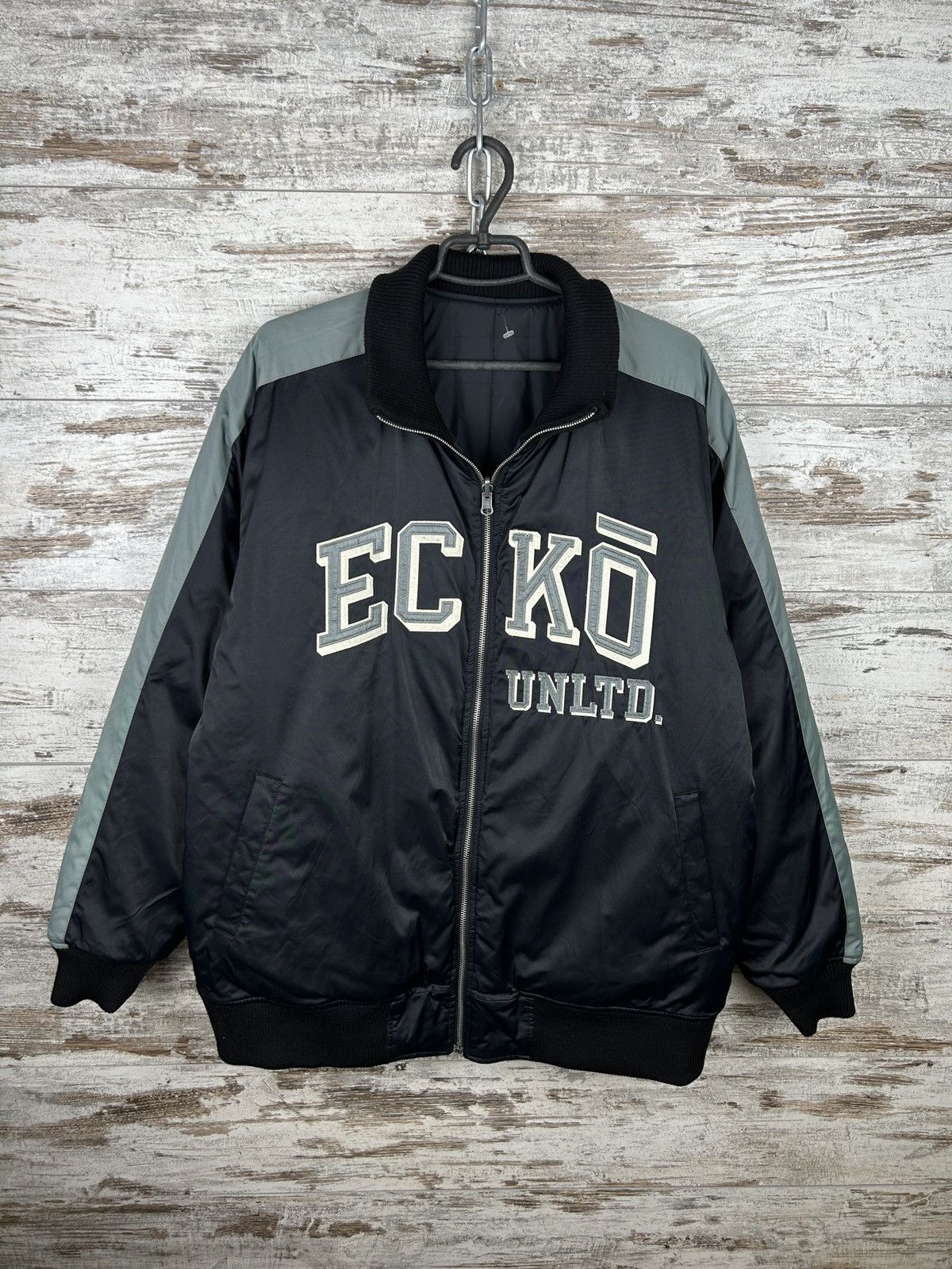 Ecko Unltd. × Streetwear × Vintage Mens Vintage Ecko Unltd Bombers down puffer jacket y2k rap ...