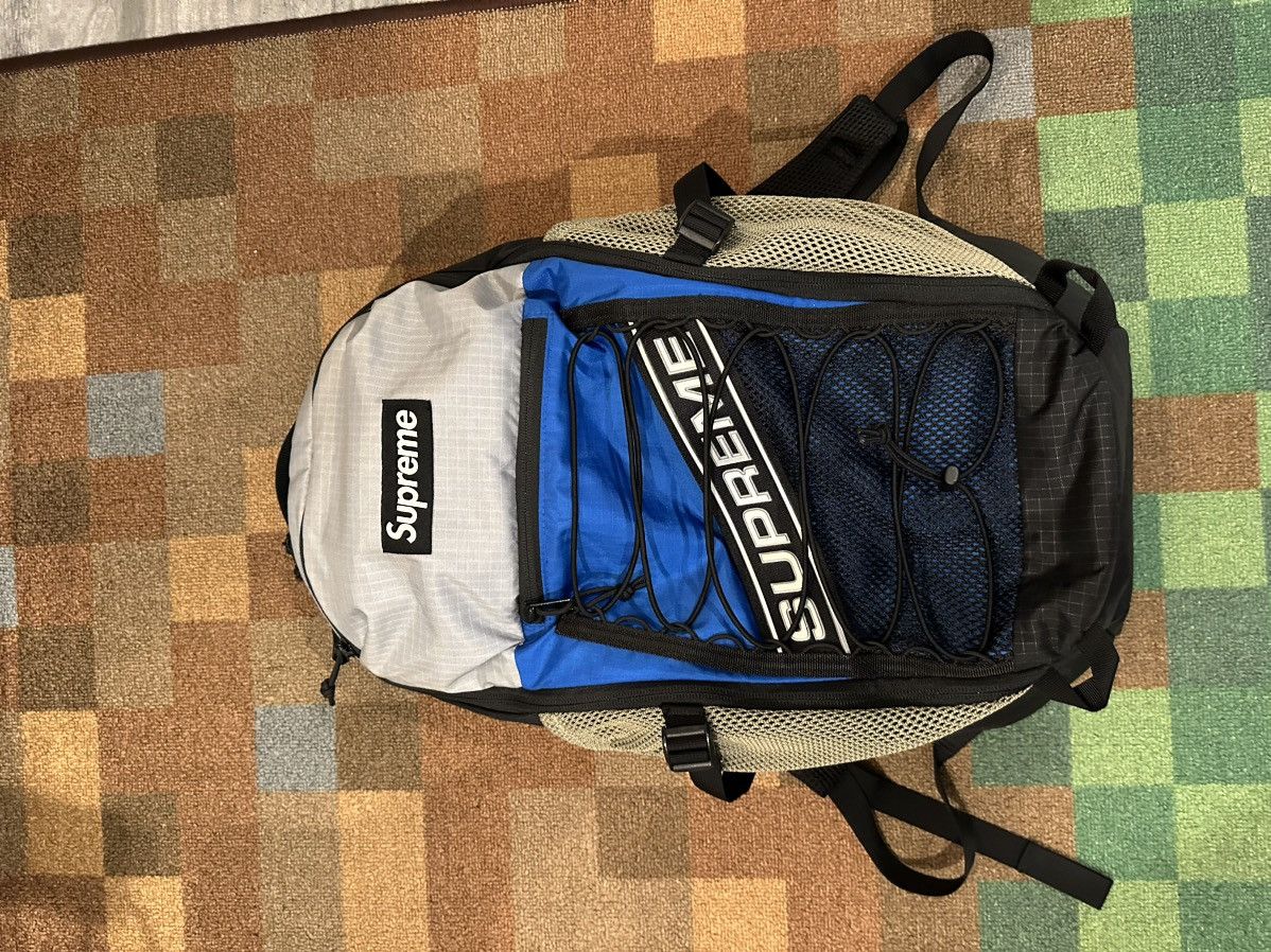 Supreme Supreme logo backpack FW23 | Grailed
