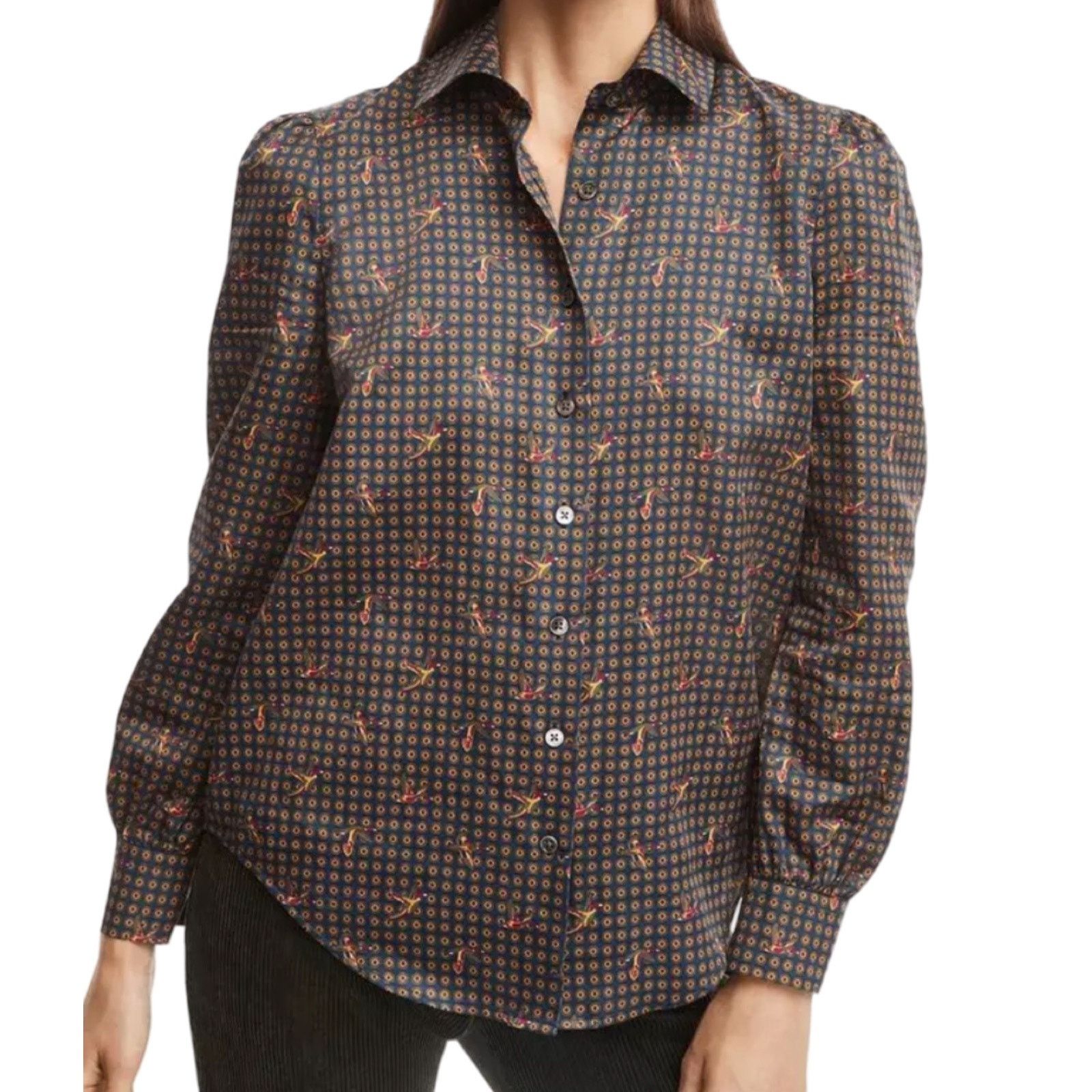 Brooks Brothers Brooks Brothers Blue Red Duck Supima Cotton Button ...