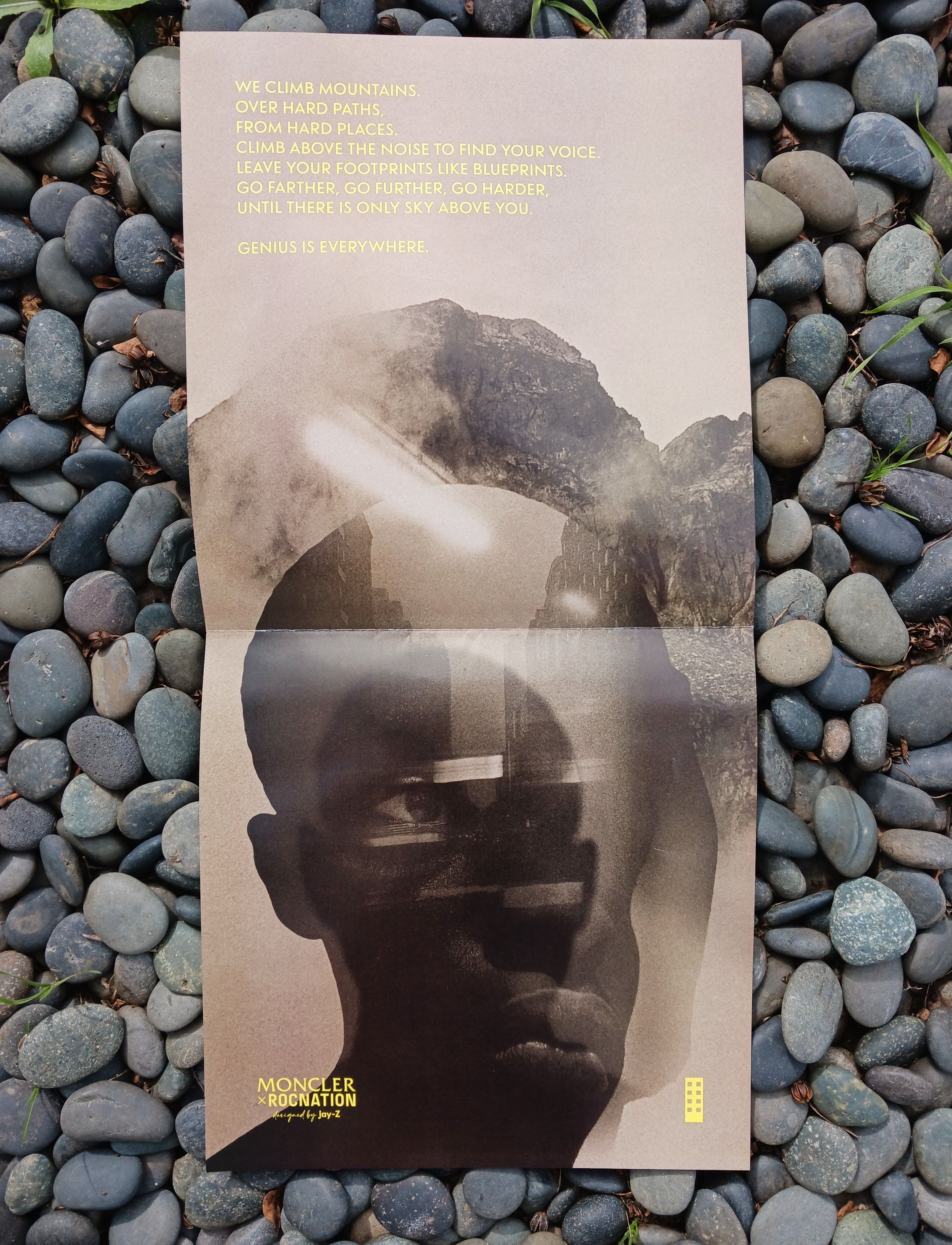 Moncler Moncler x Roc Nation Designed By Jay-Z Advertisement Poster ...