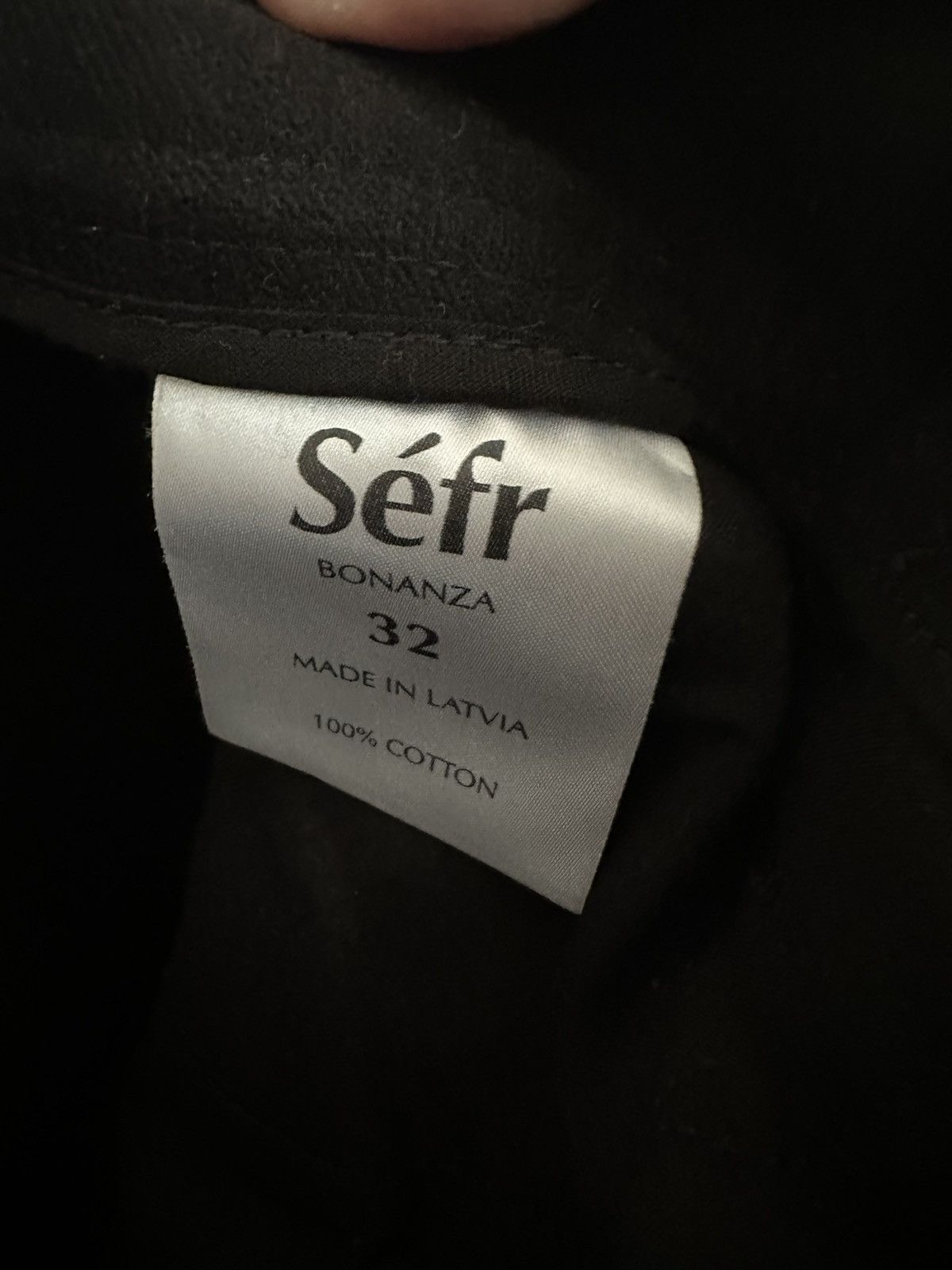 Sefr Black Bonanza Trousers | Grailed