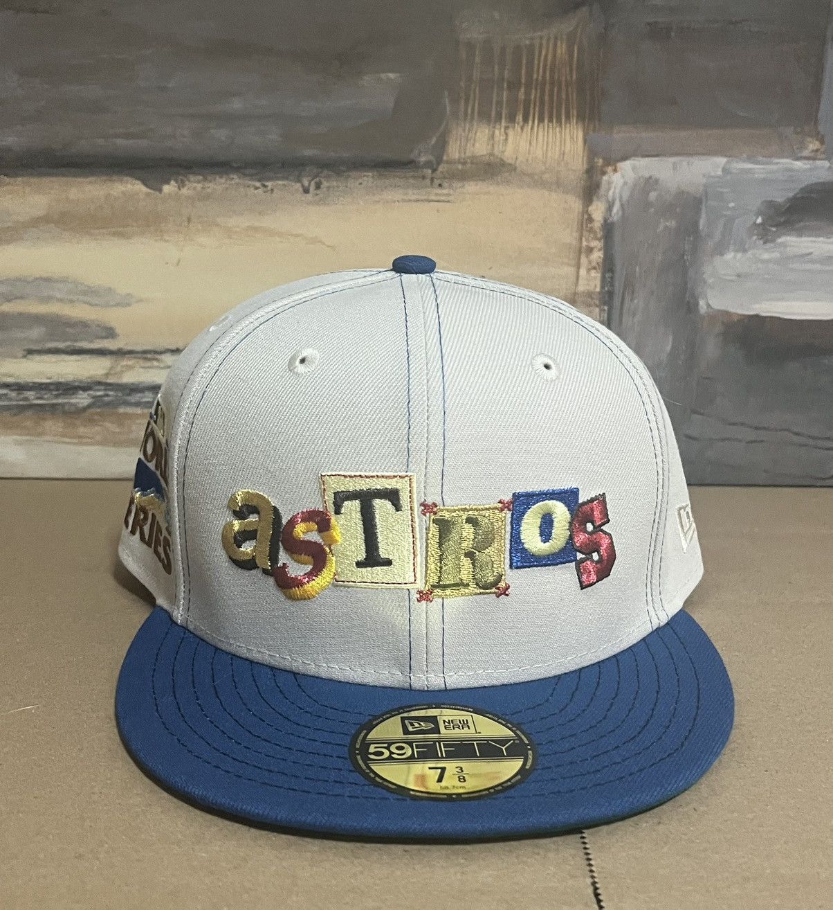 New Era 7 3/8 Houston Astros ASTROWORLD Travis Scott Fragment | Grailed