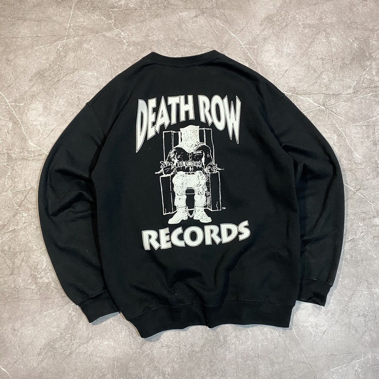 Vintage VINTAGE DEATH ROW RECORDS BIG LOGO SWEATSHIRT 00s | Grailed
