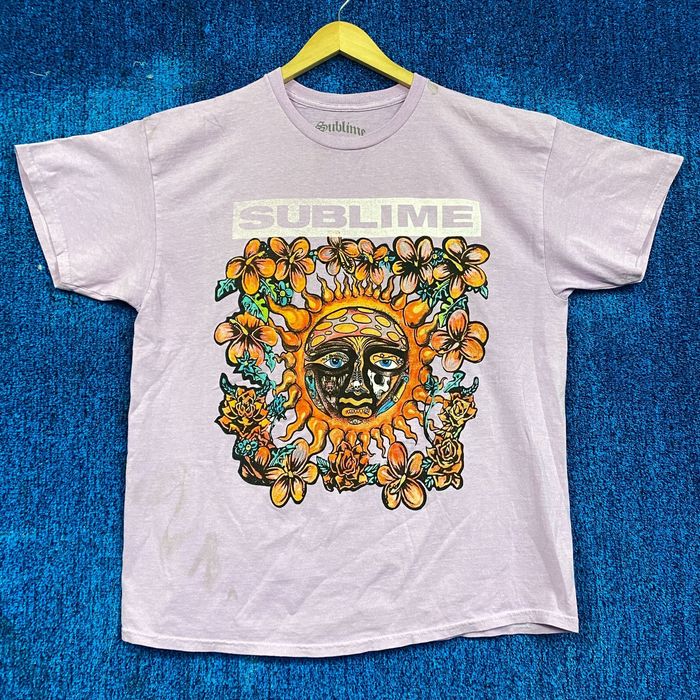 Tour Tee Sublime 40 oz to Freedom Tropical Flowers Rock Tee L | Grailed