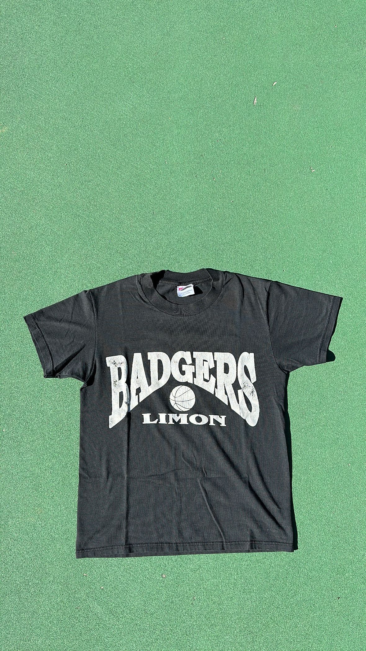Vintage VINTAGE BADGERS LIMON BASKETBALL TEE | Grailed