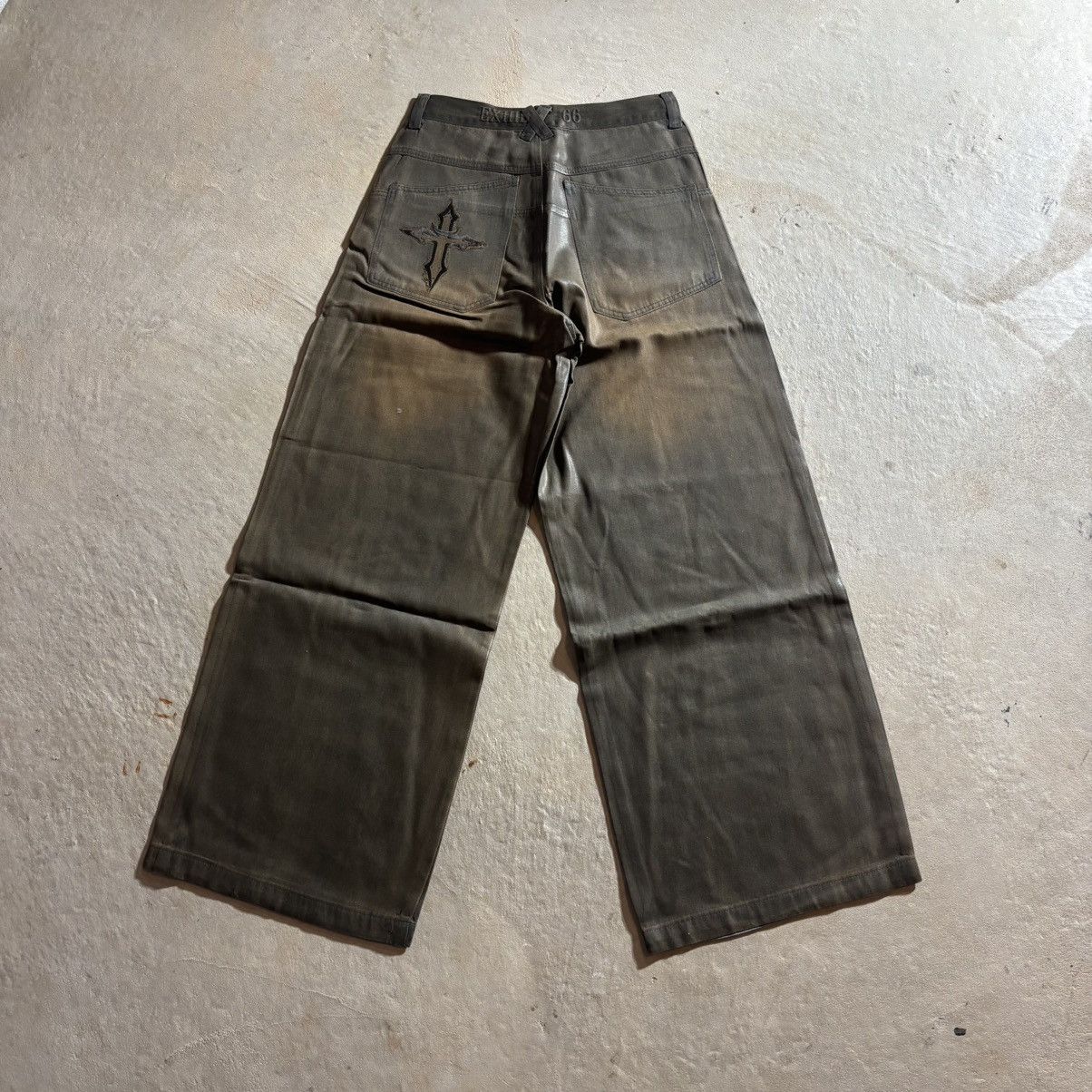 Enzert Hewitt × Exhibit66Studios Exhibit 66 Studios Brown Denim | Grailed